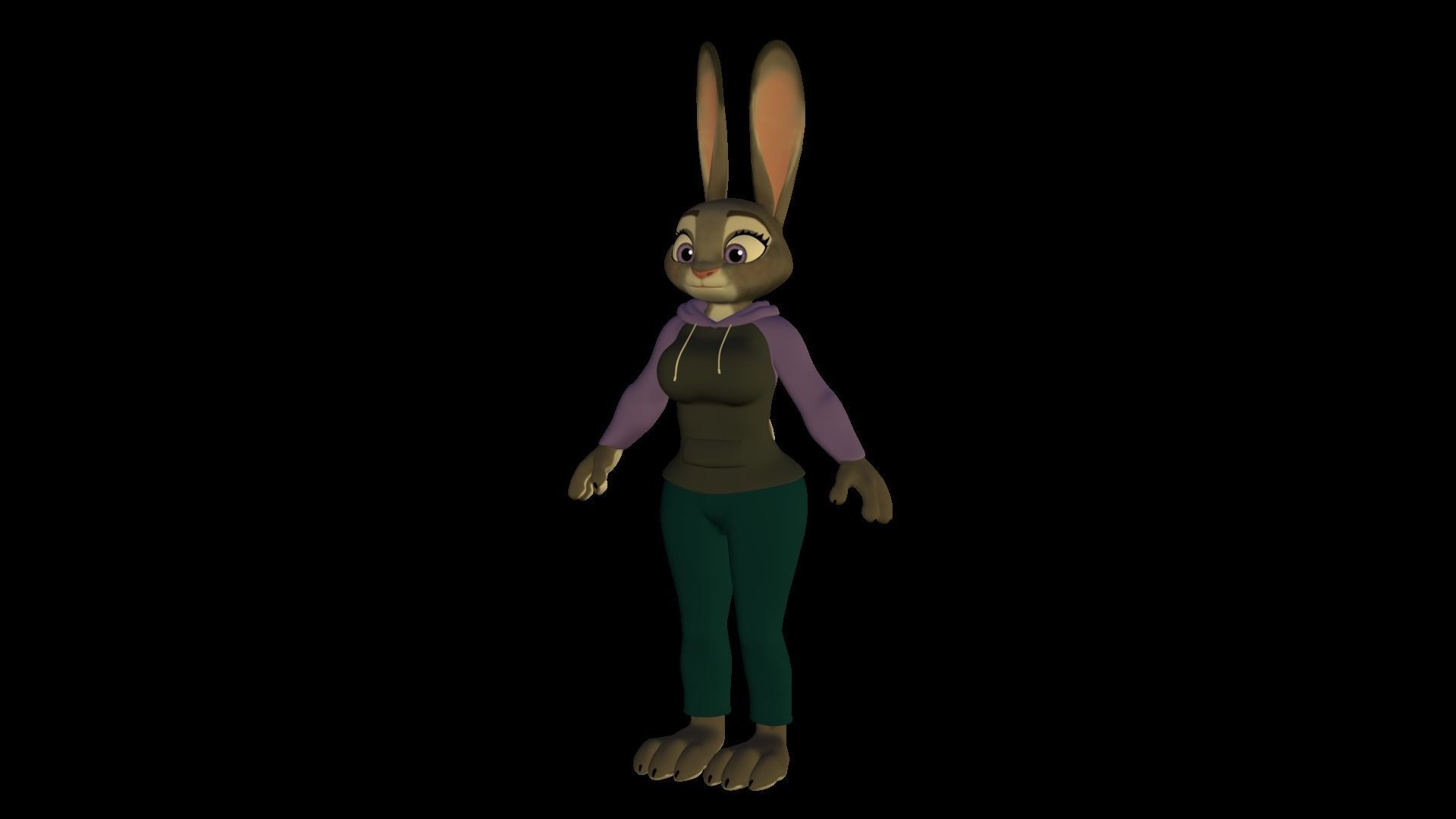 3D model Judy Hopps Model VR / AR / low-poly | CGTrader