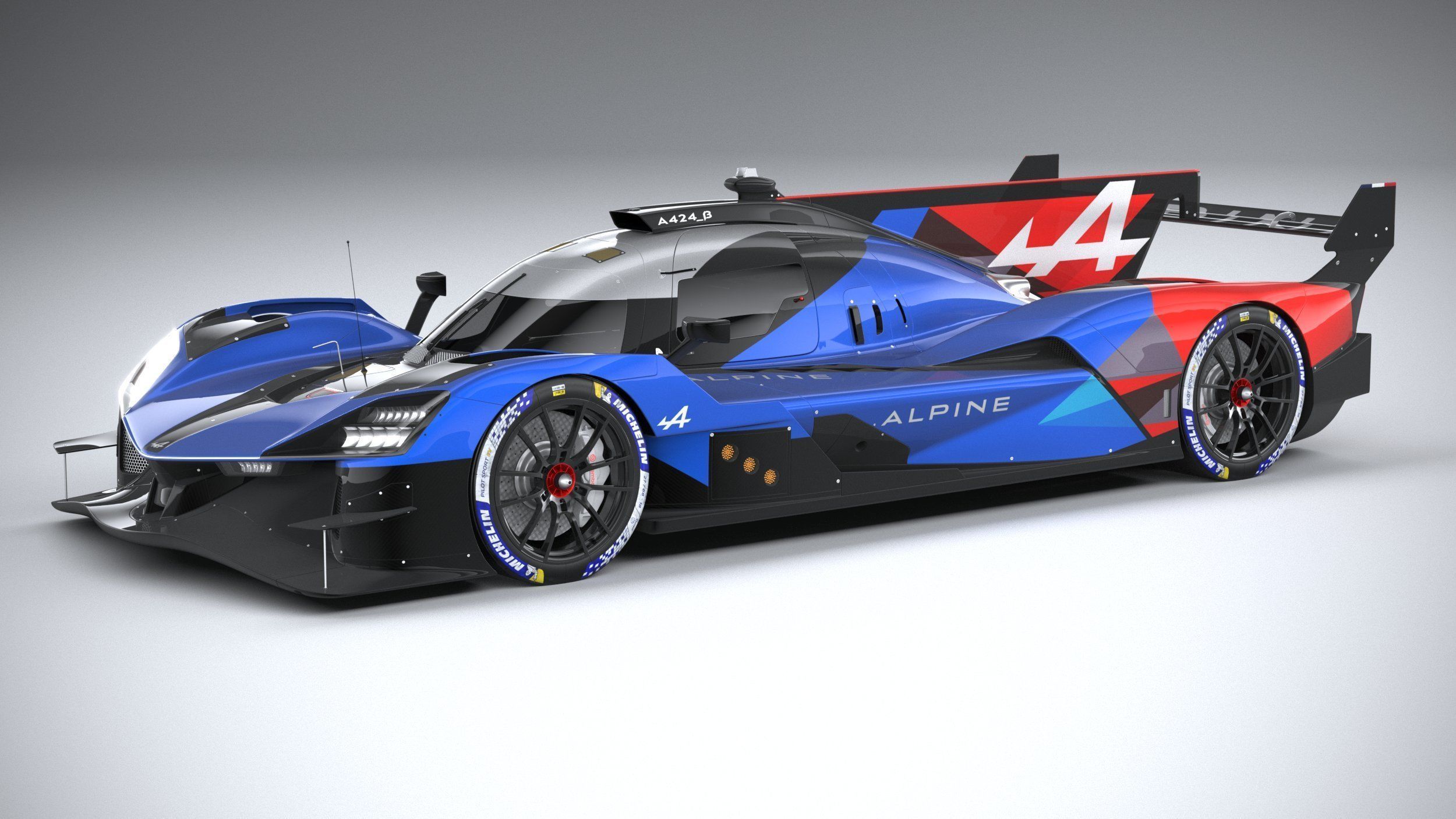 Alpine A424 LM 2024 3D model | CGTrader