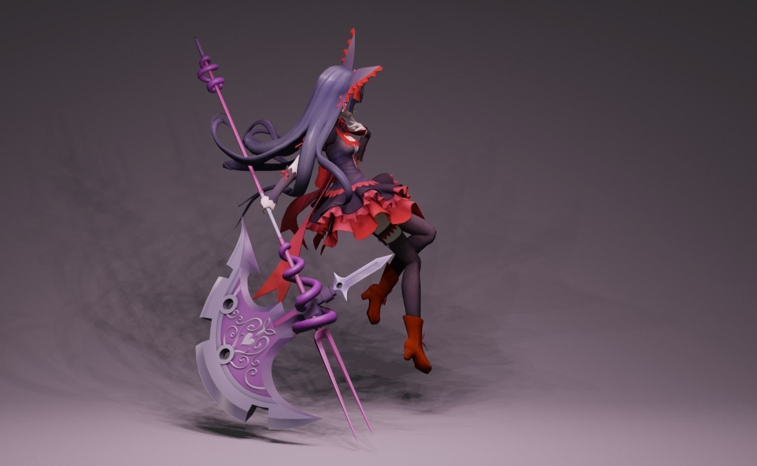Anime Character - Rory Mercury 3D model | CGTrader