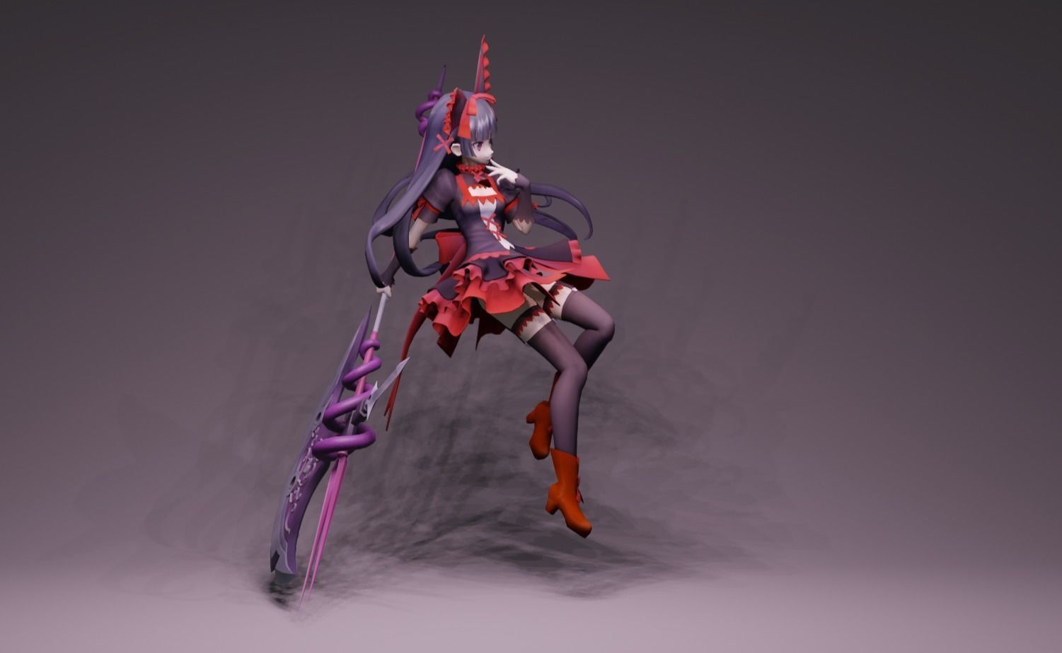 Anime Character - Rory Mercury 3D model | CGTrader
