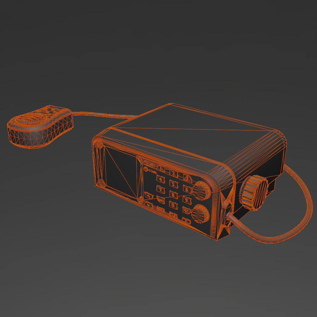 game-ready Radio Telegraph free VR / AR / low-poly 3D model rigged ...