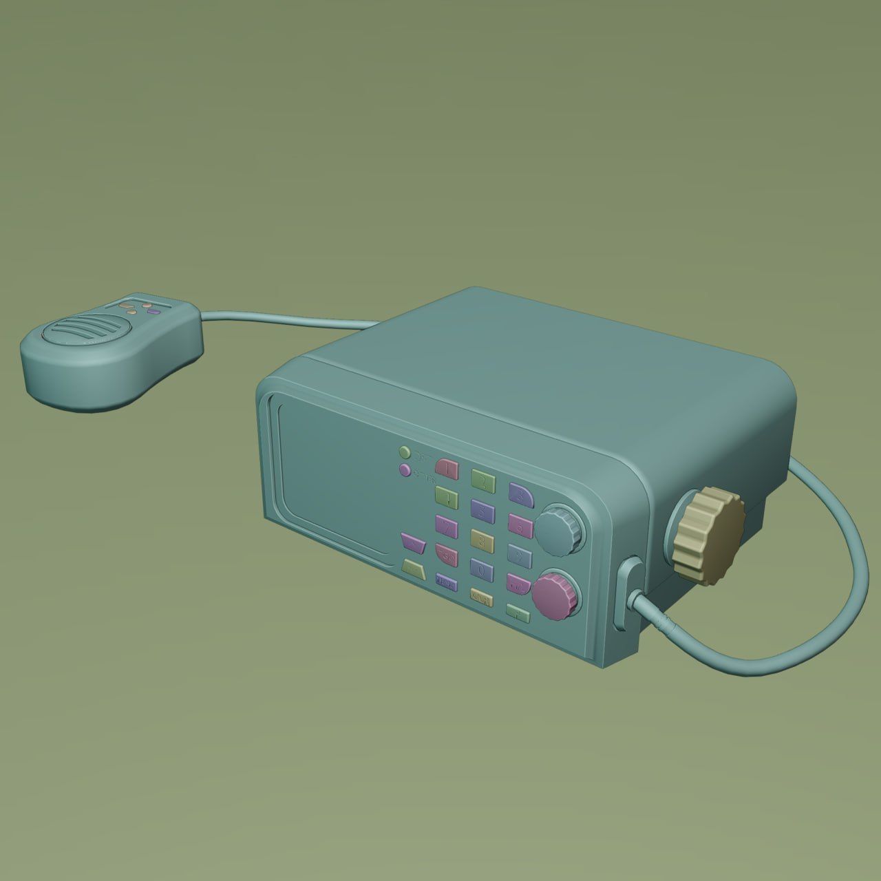 game-ready Radio Telegraph free VR / AR / low-poly 3D model rigged ...