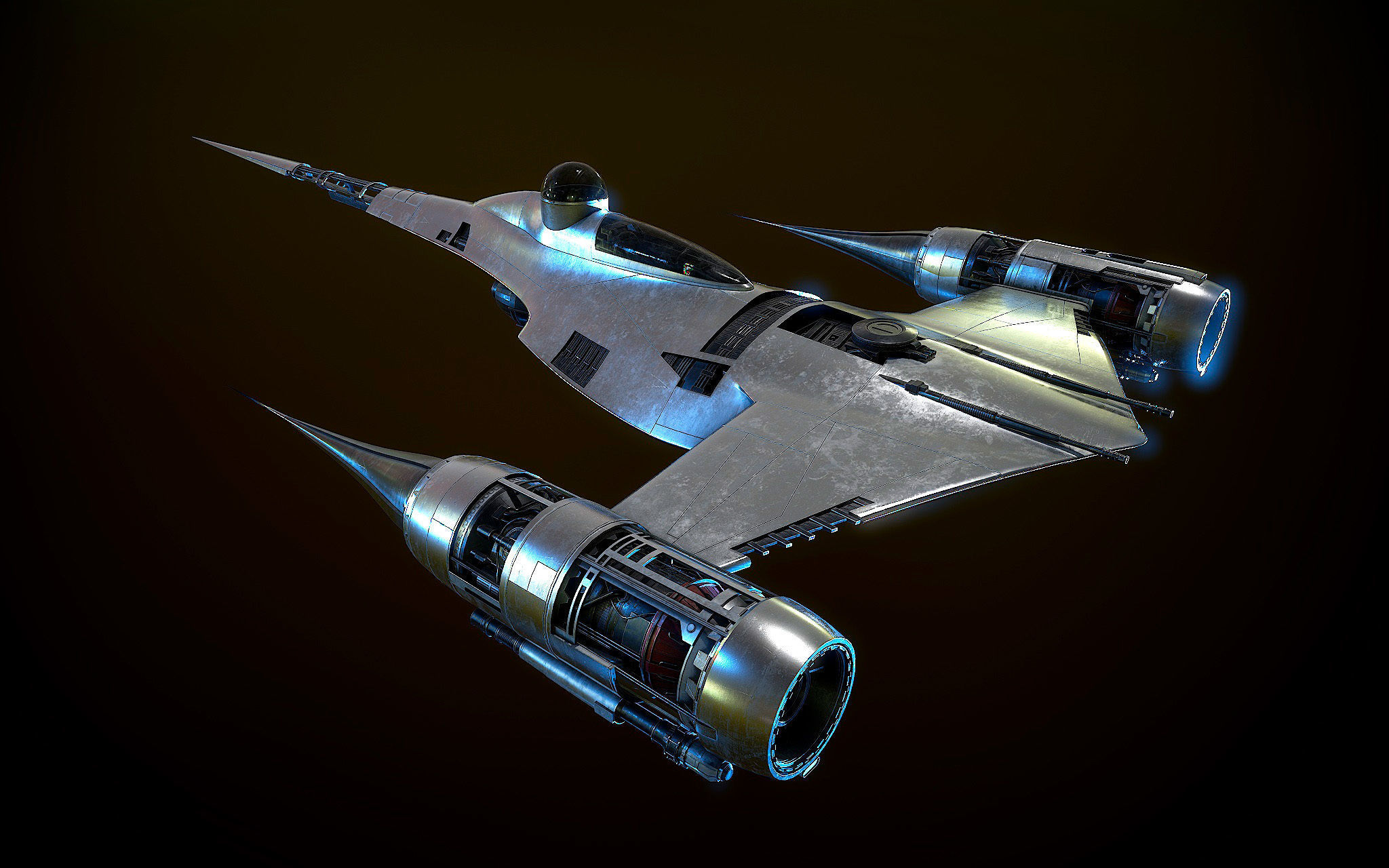 N1 Naboo Starfighter Mandalorian 3D model | CGTrader