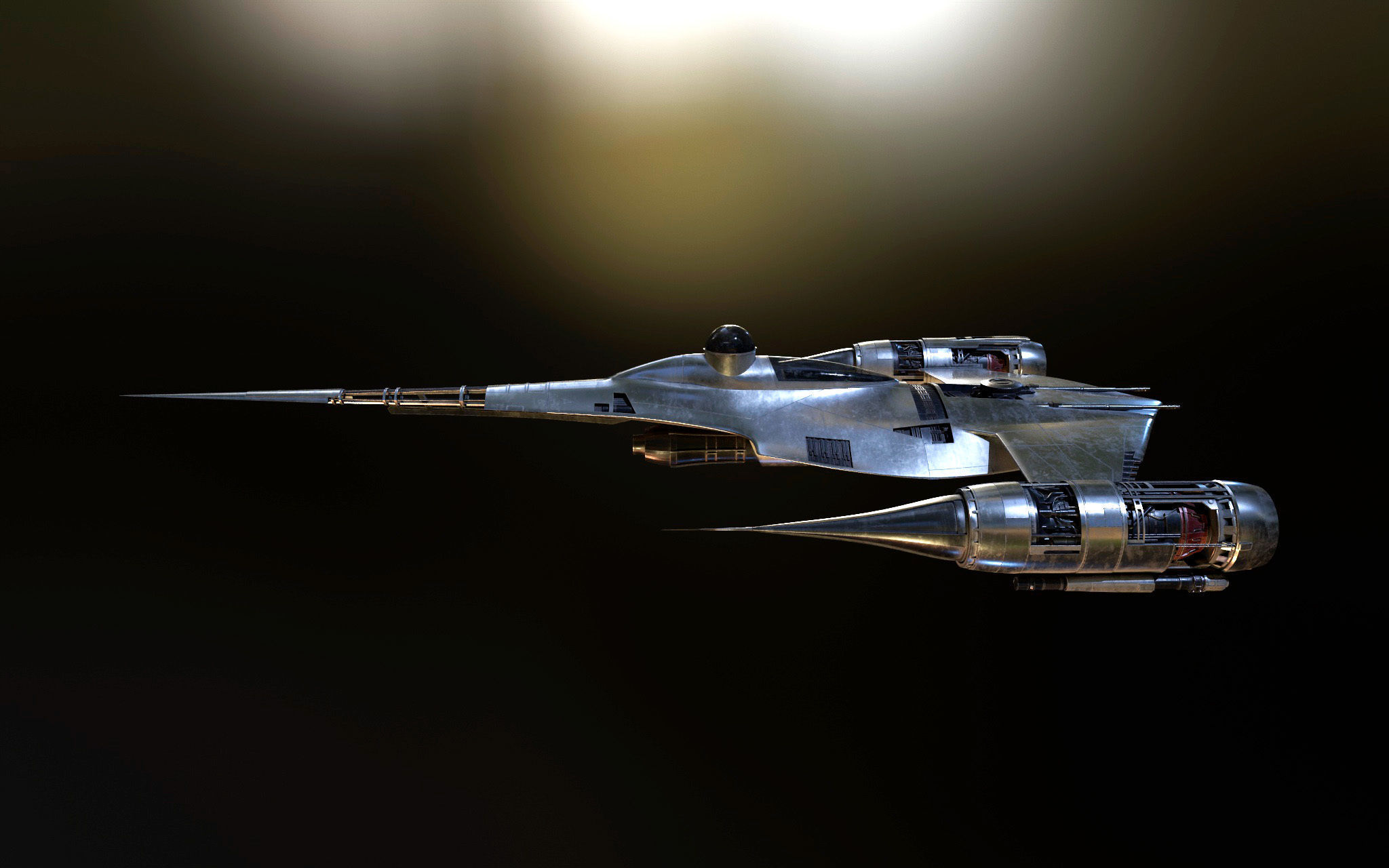 N1 Naboo Starfighter Mandalorian 3D model | CGTrader