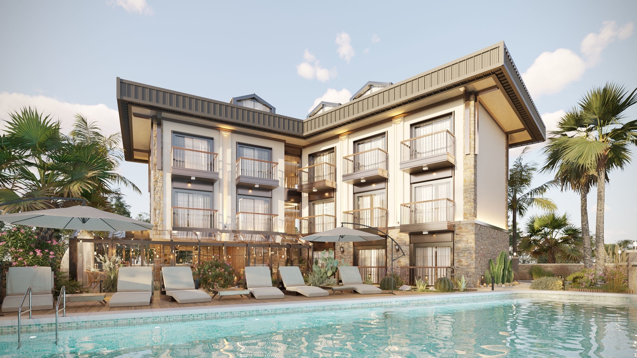 Boutique Hotel Design 3D Model 3D model | CGTrader