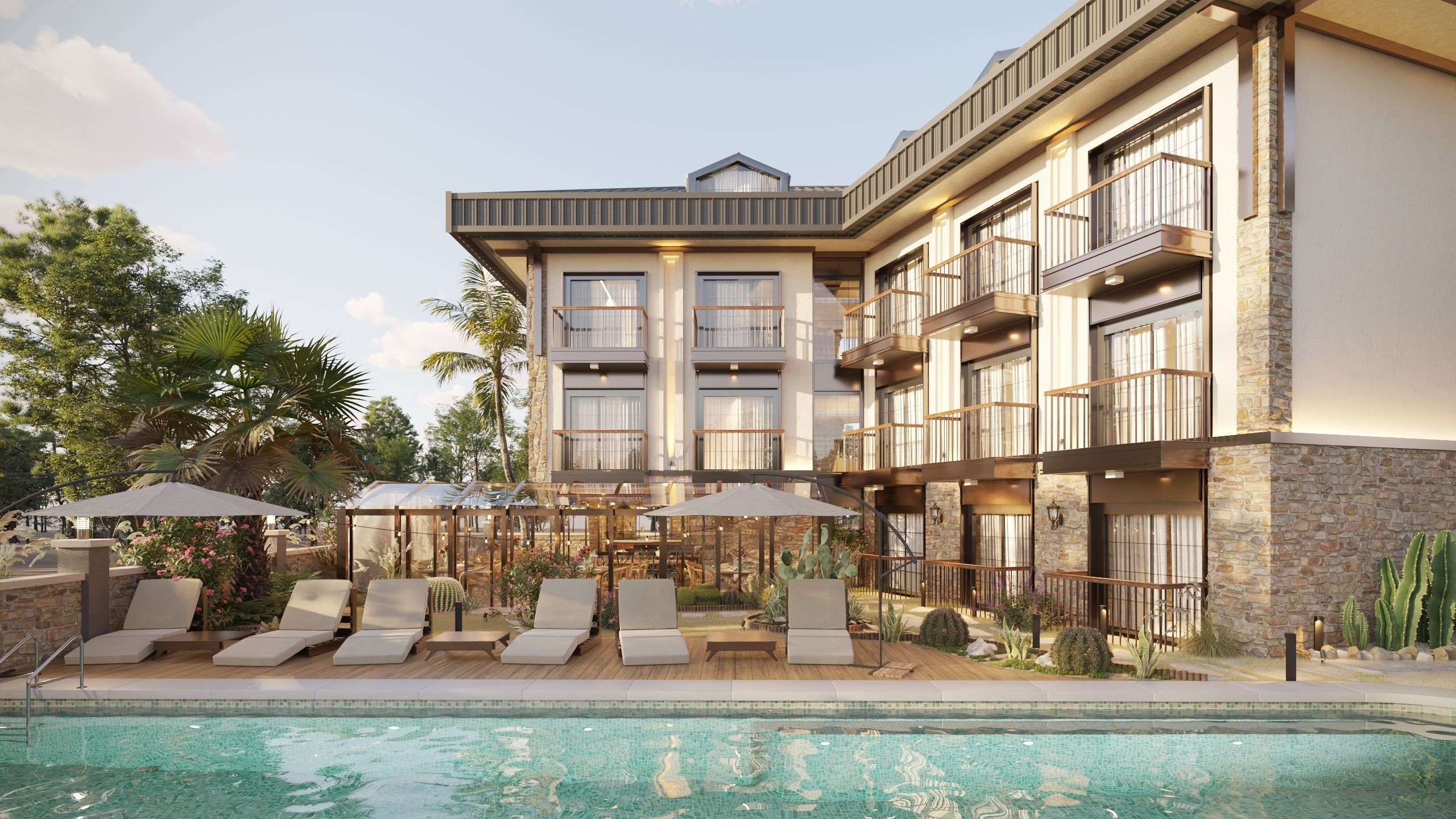 Boutique Hotel Design 3D Model 3D model | CGTrader