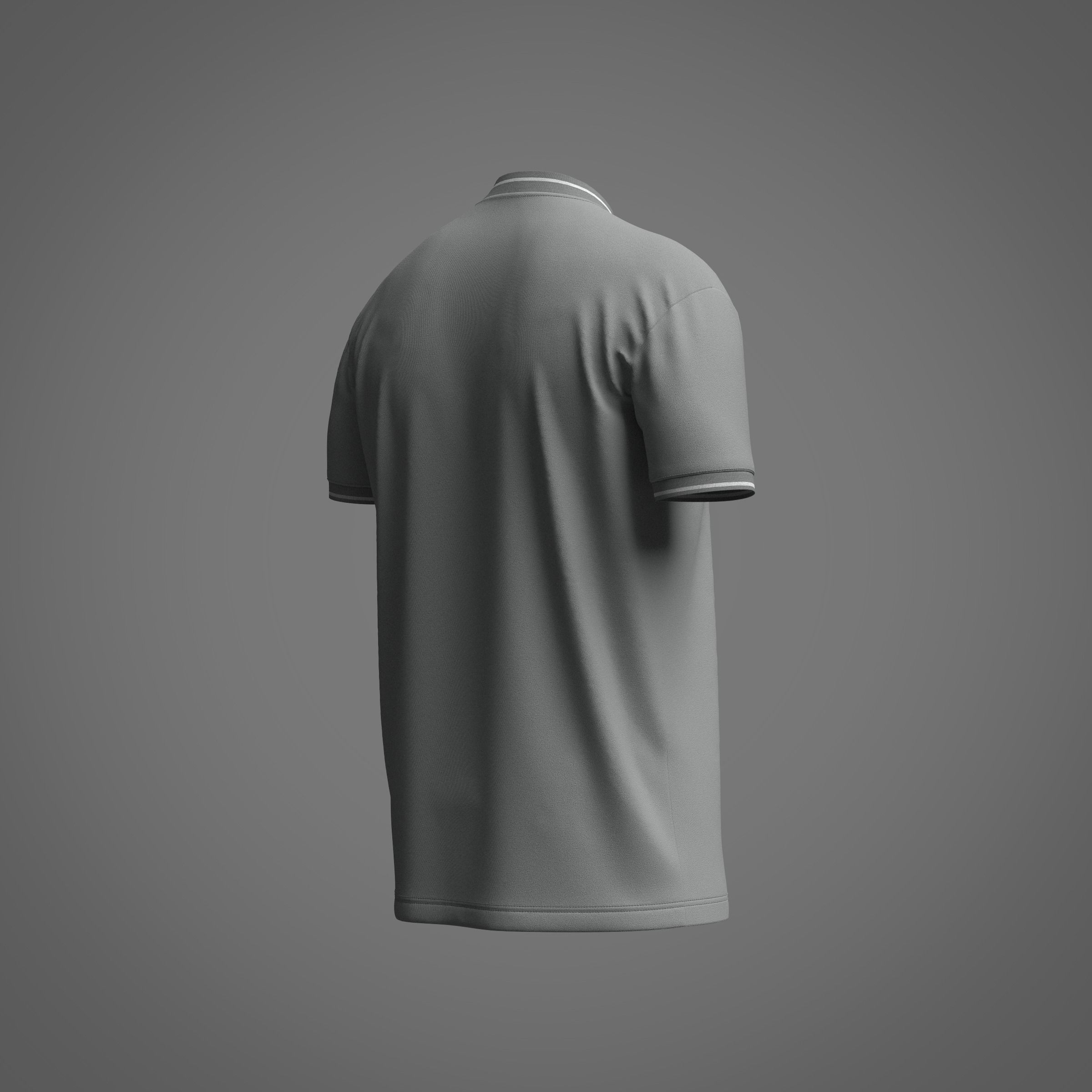 Mens Polo 3d Model 3D model | CGTrader