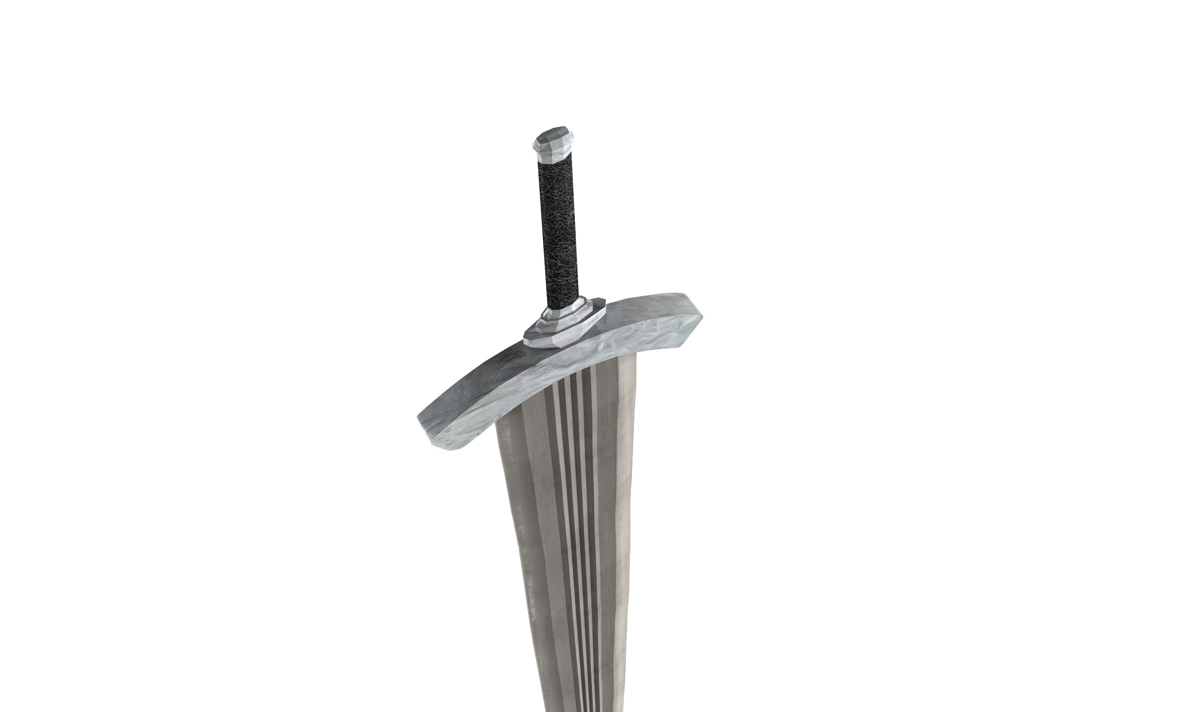 3D model Sword VR / AR / low-poly | CGTrader