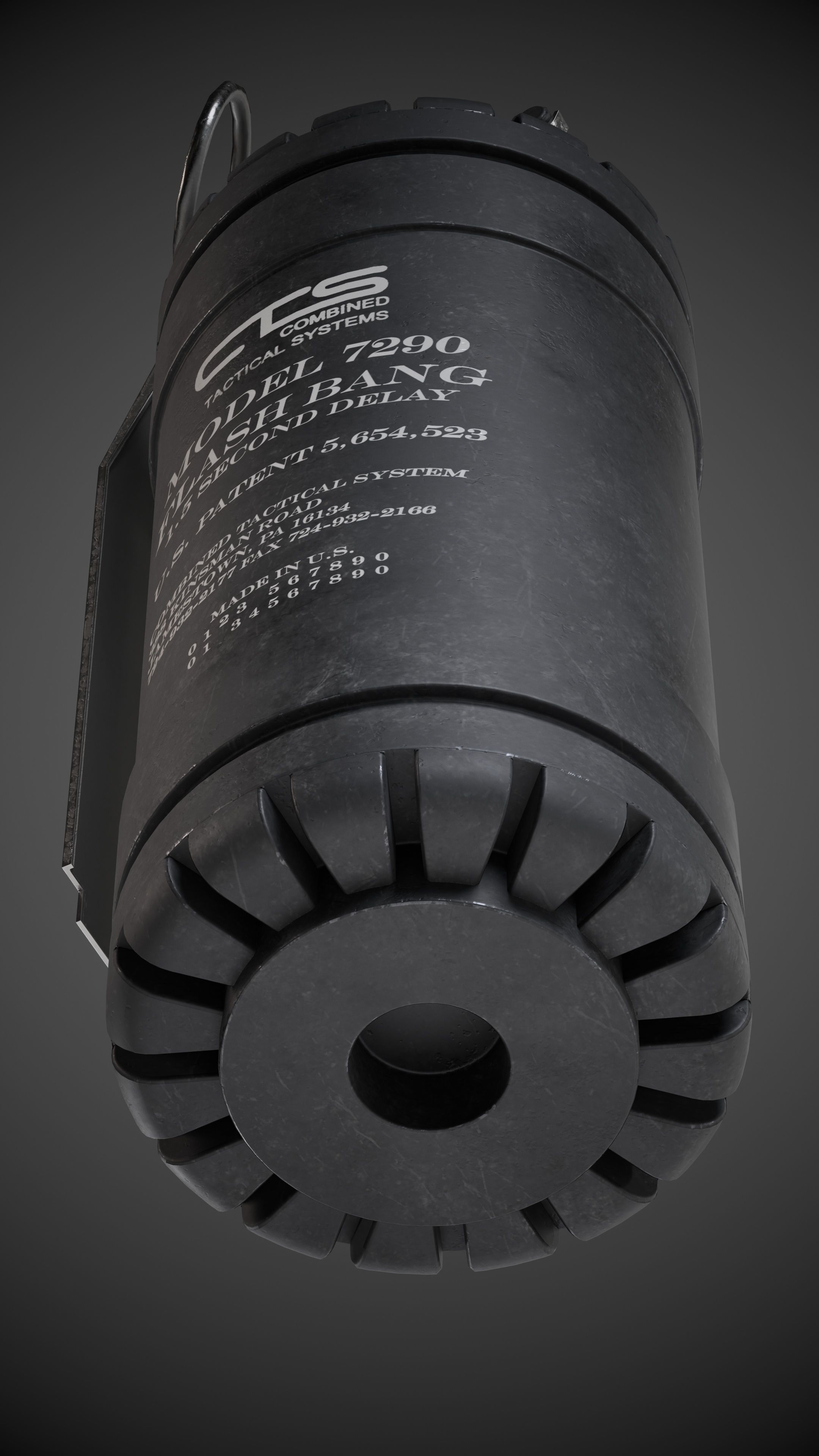 3D model Flashbang grenade VR / AR / low-poly | CGTrader