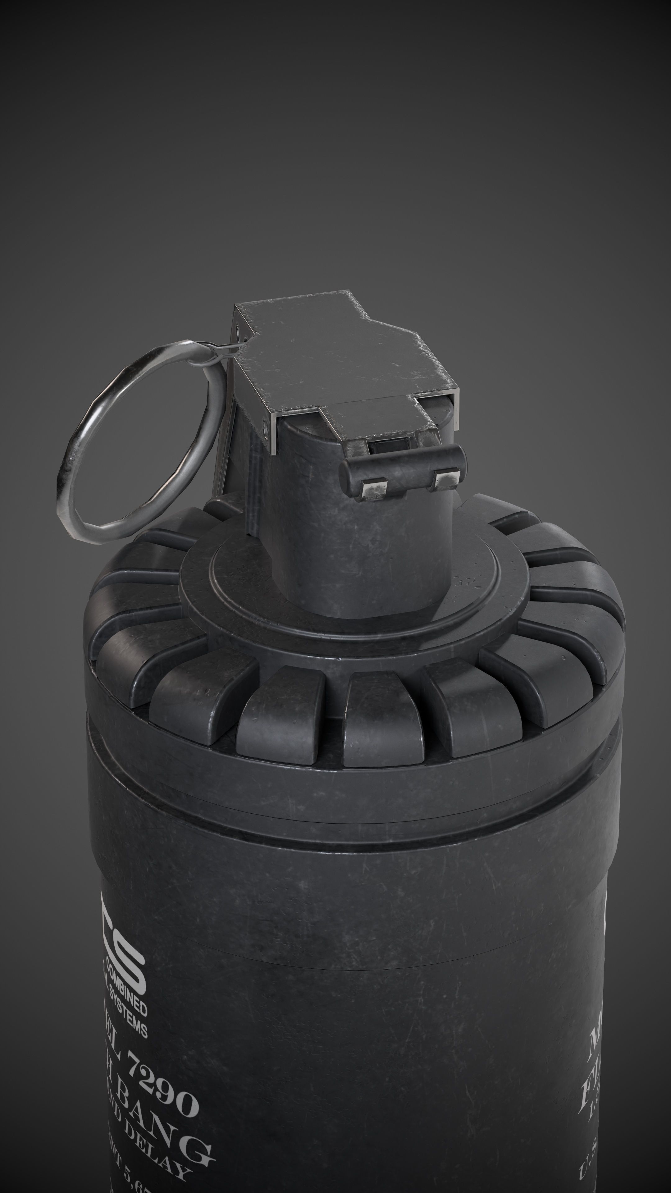 3D model Flashbang grenade VR / AR / low-poly | CGTrader