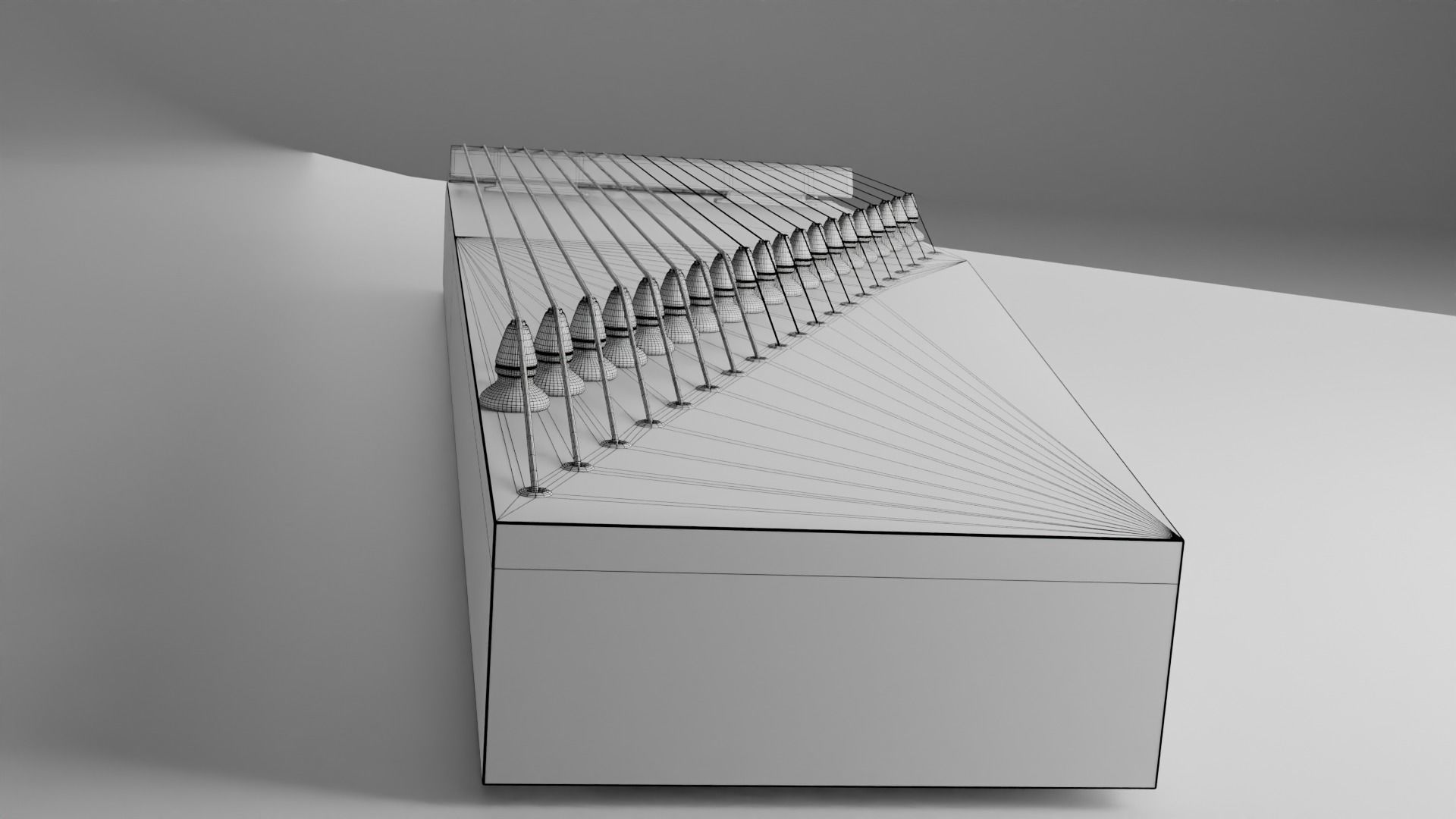 Kacapi Sundanese Traditional Music Instrument 3D model | CGTrader