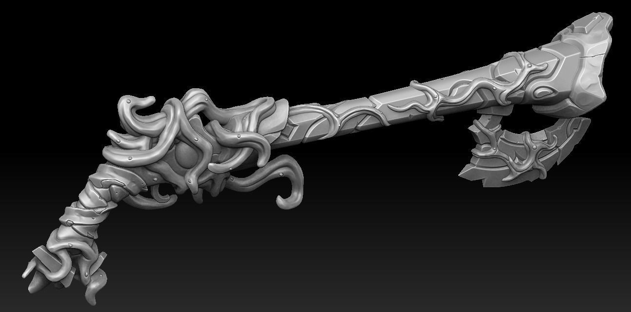Crystal musket 3d print 3D model 3D printable | CGTrader