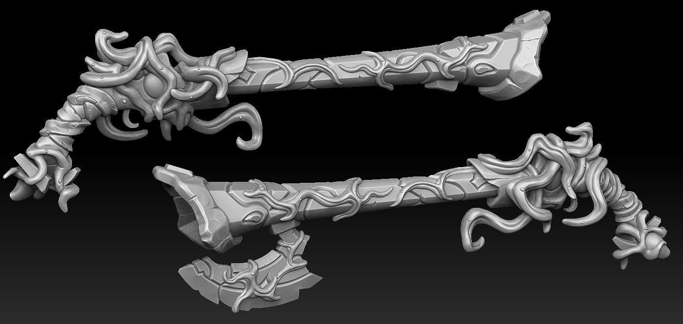 Crystal musket 3d print 3D model 3D printable | CGTrader