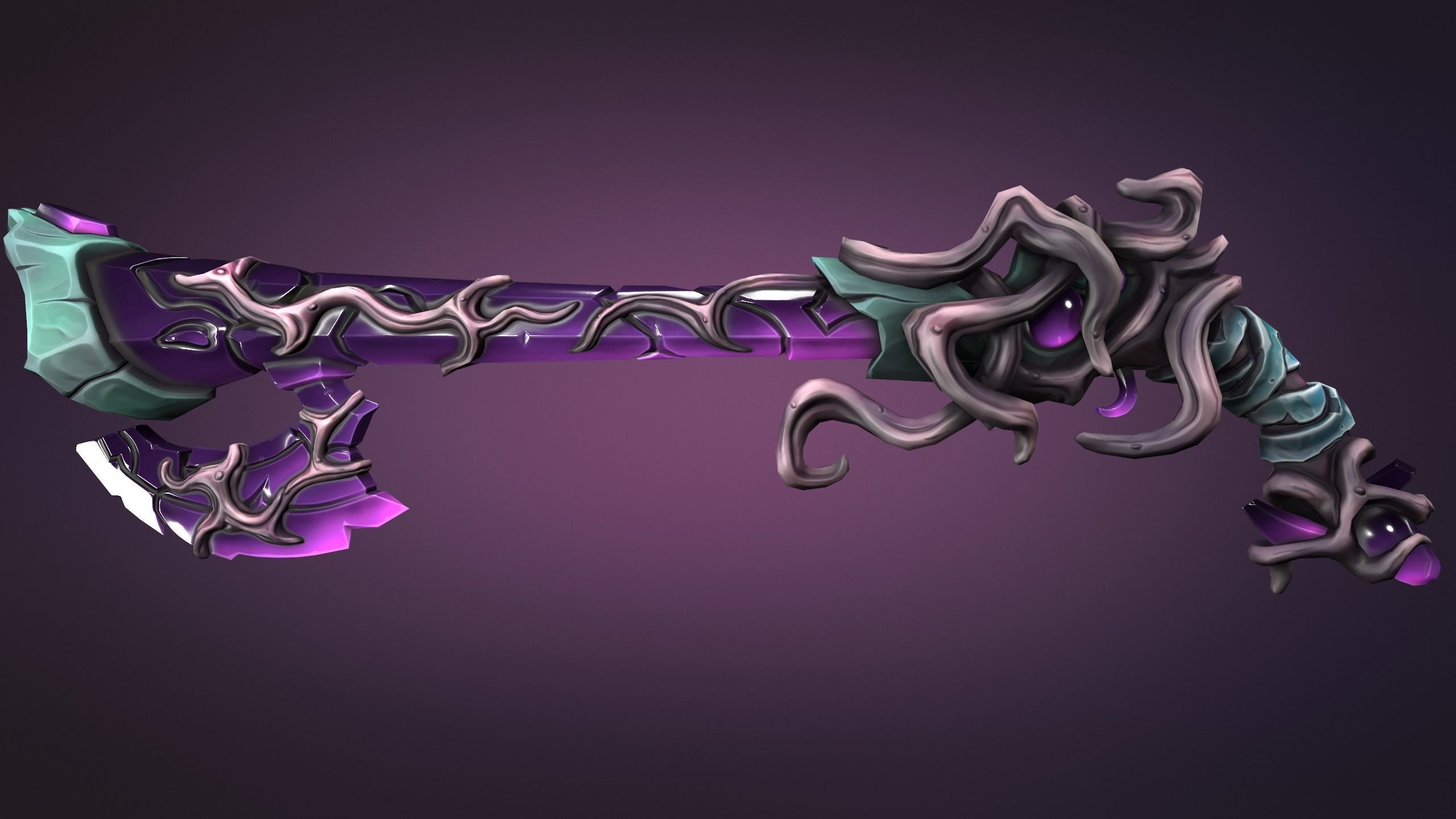 Crystal musket 3d print 3D model 3D printable | CGTrader