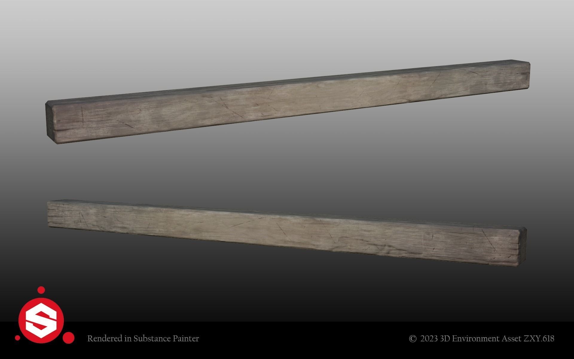 3D model Old Wood Planks Combination for Unreal Engine and Unity 3D VR ...