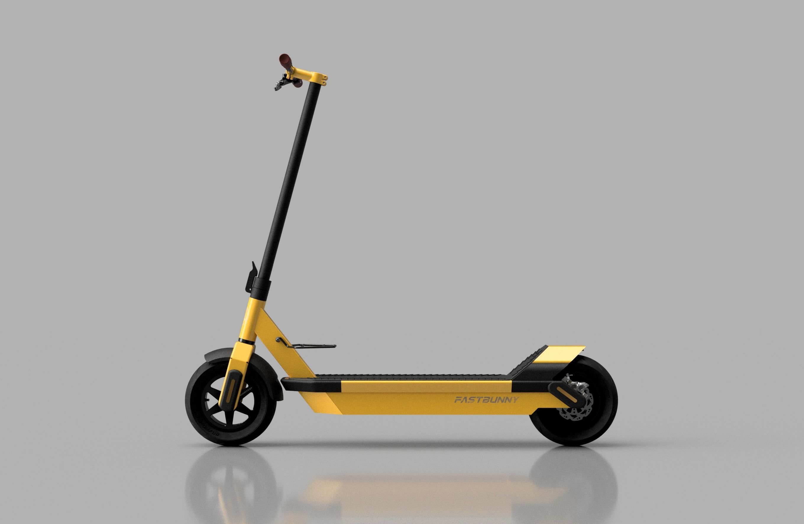 Complete Electric Scooter Project - DIY Manufacturing Kit 3D model 3D ...