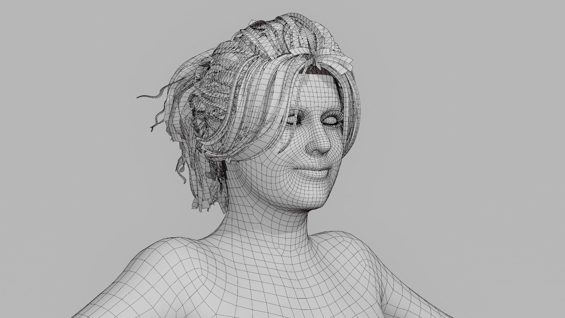 Realistic Female Character - Shandre 3D model rigged | CGTrader