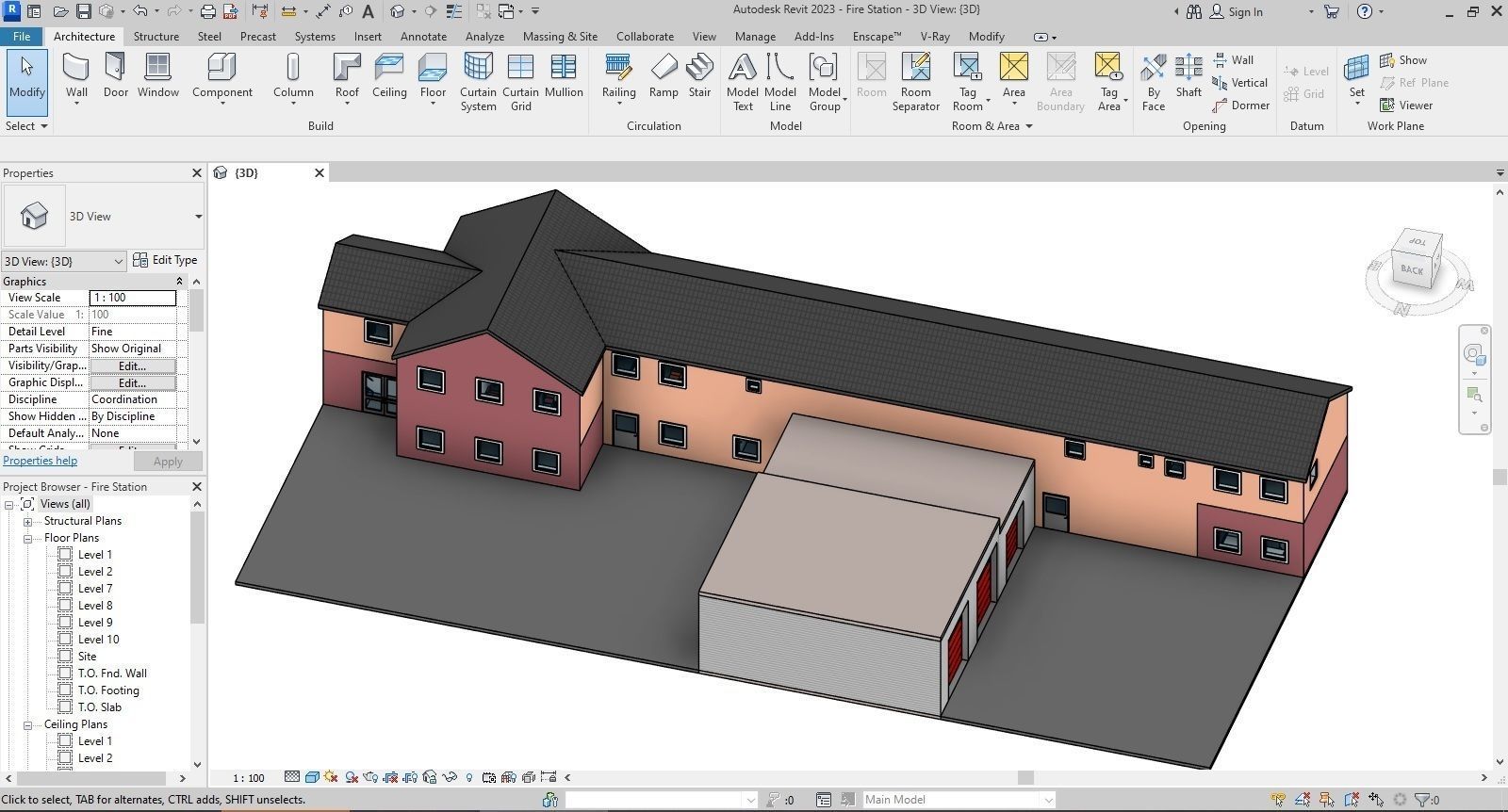 Hexham Fire Station 3D model | CGTrader