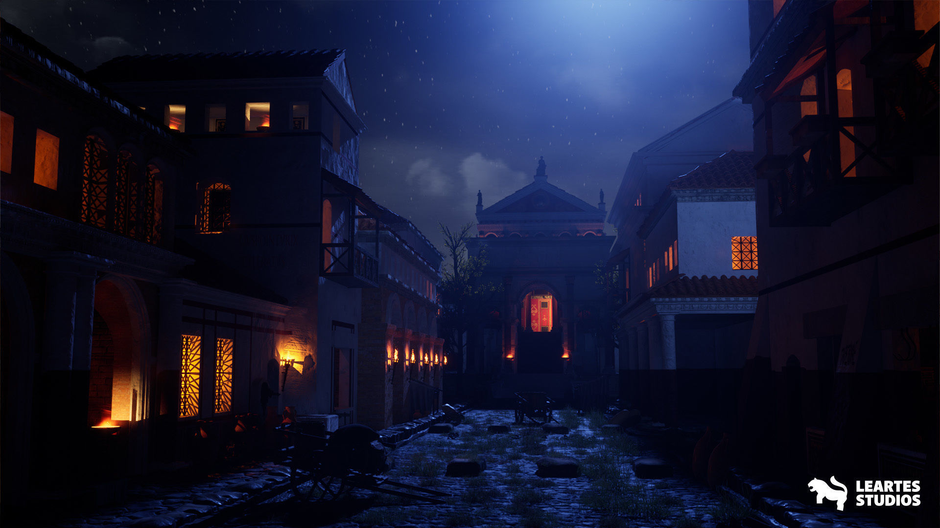 3D model Roman Street Envronment VR / AR / low-poly | CGTrader