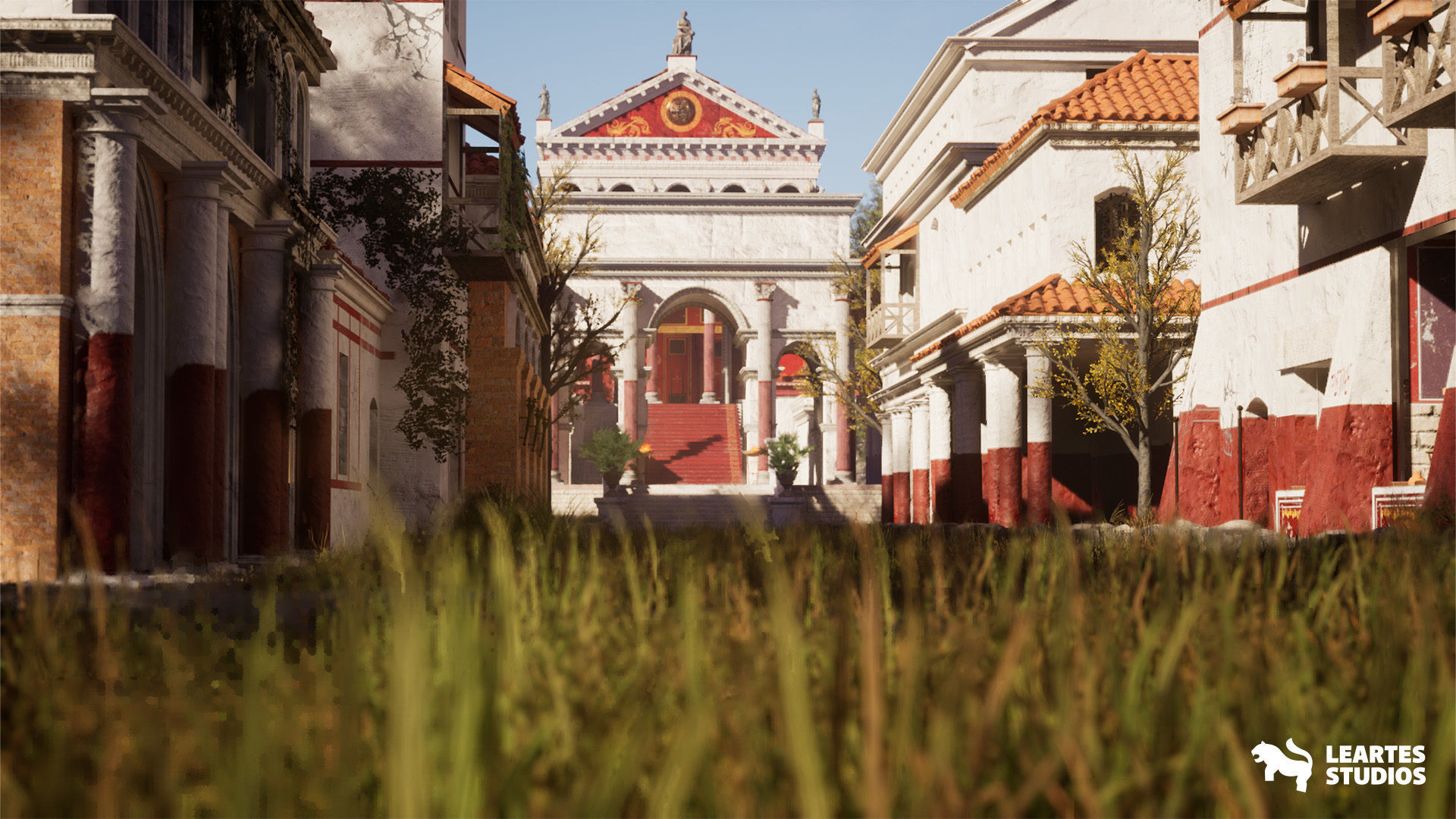 3D model Roman Street Envronment VR / AR / low-poly | CGTrader