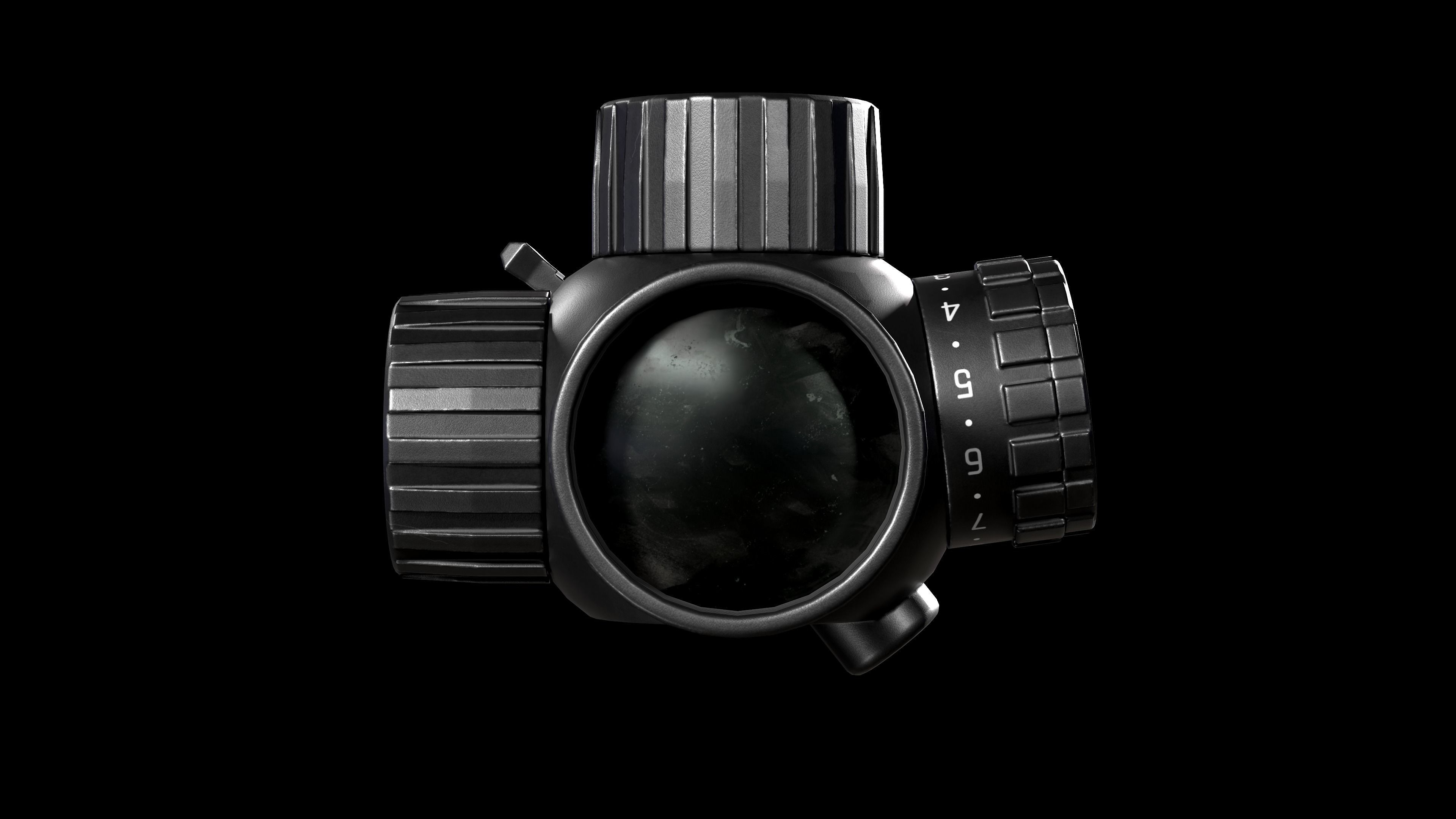 3D model Burris RT6 1-6X24 riflescope VR / AR / low-poly | CGTrader