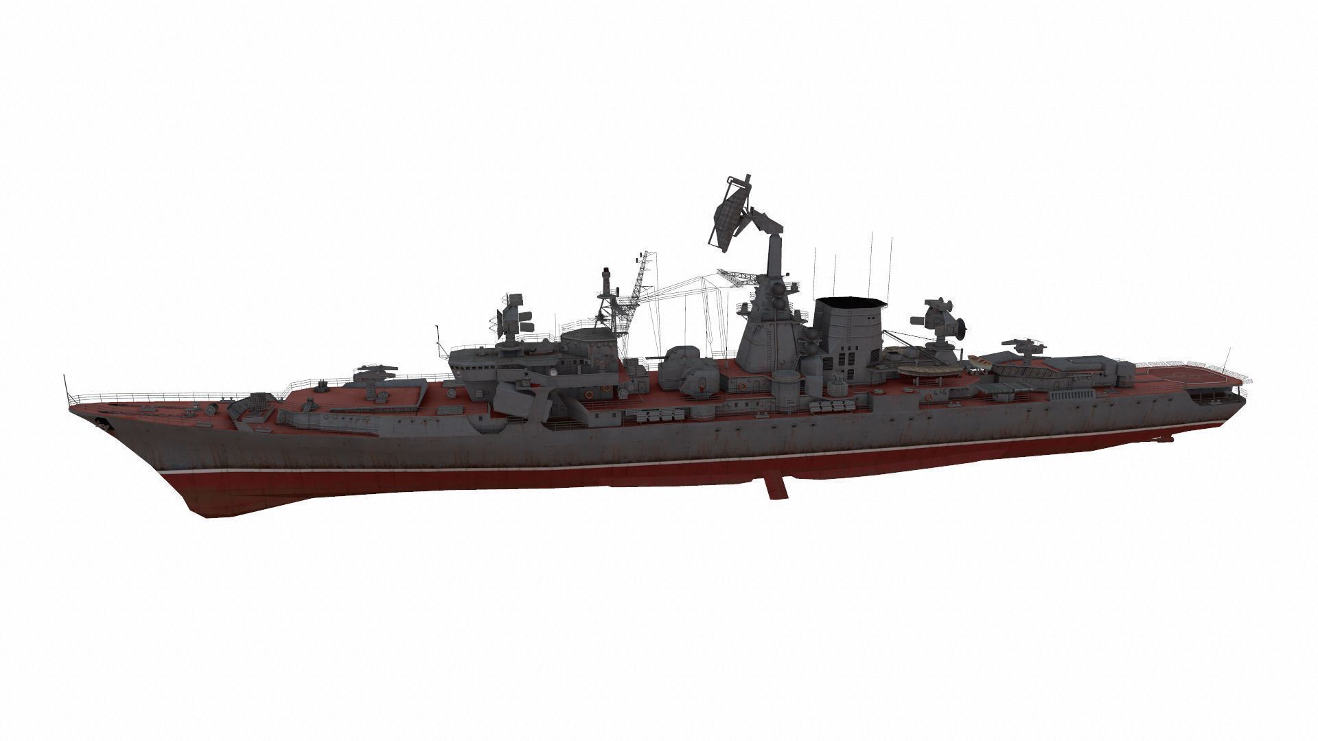 3d Model Kara Class Cruiser Vr Ar Low Poly Cgtrader