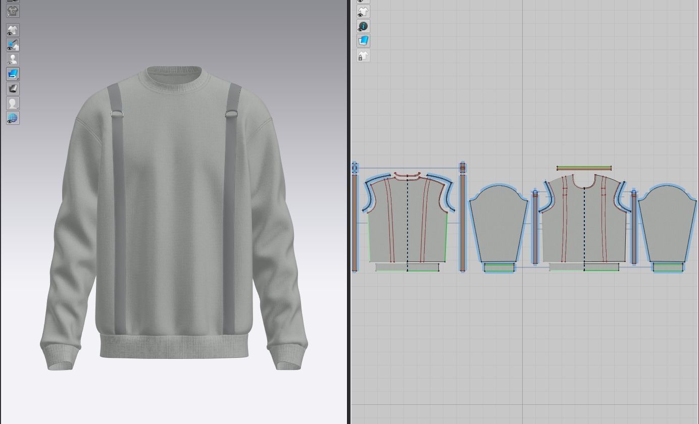 Oversized Sweatshirt 3d Model 3D model | CGTrader