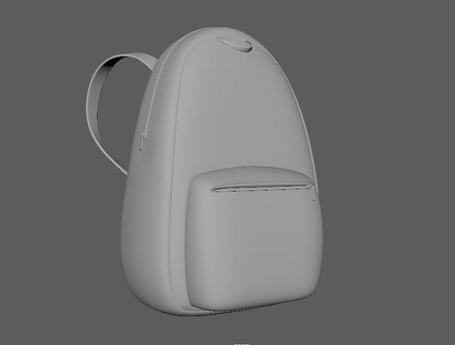 school bag 3D model | CGTrader