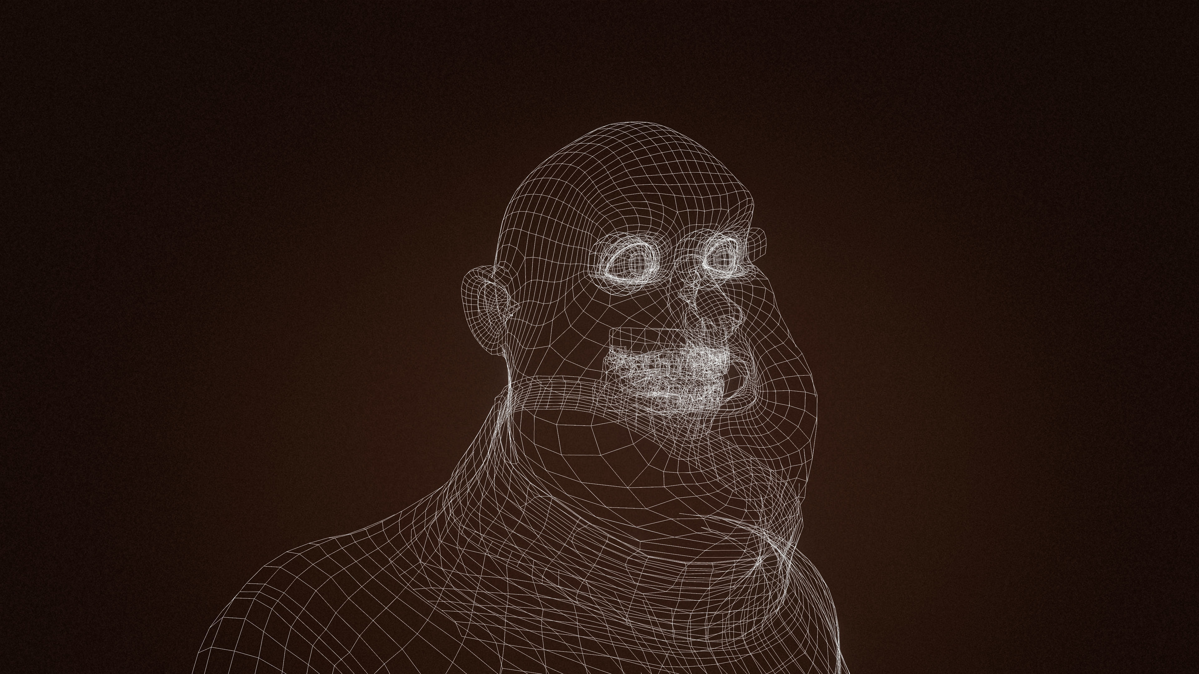 3D model High Quality Chubby Fat Cartoon Man Character VR / AR / low ...