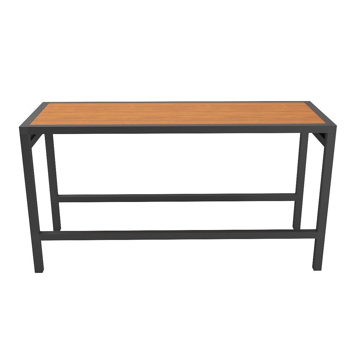 Skyline HPL Picnic Bar Table Bar Benches 3D model | CGTrader