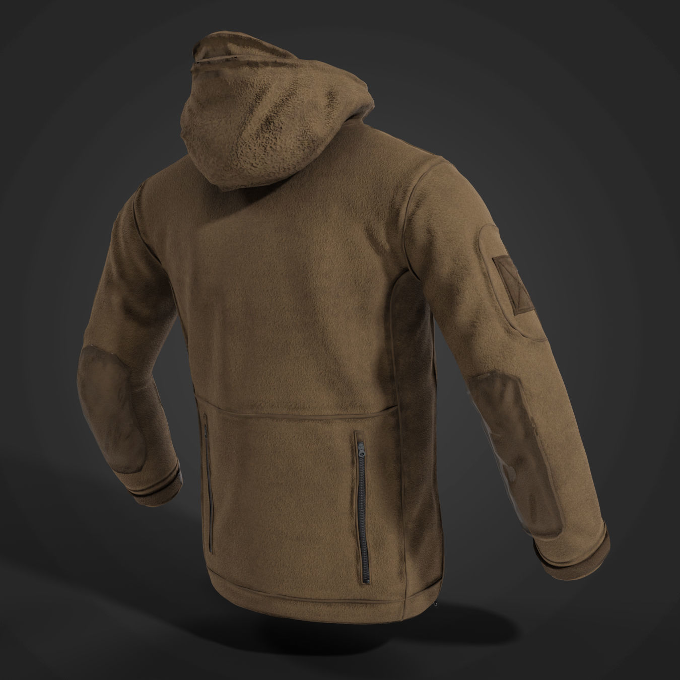 3D model PATRIOT HF Helikon-Tex fleece jacket VR / AR / low-poly | CGTrader
