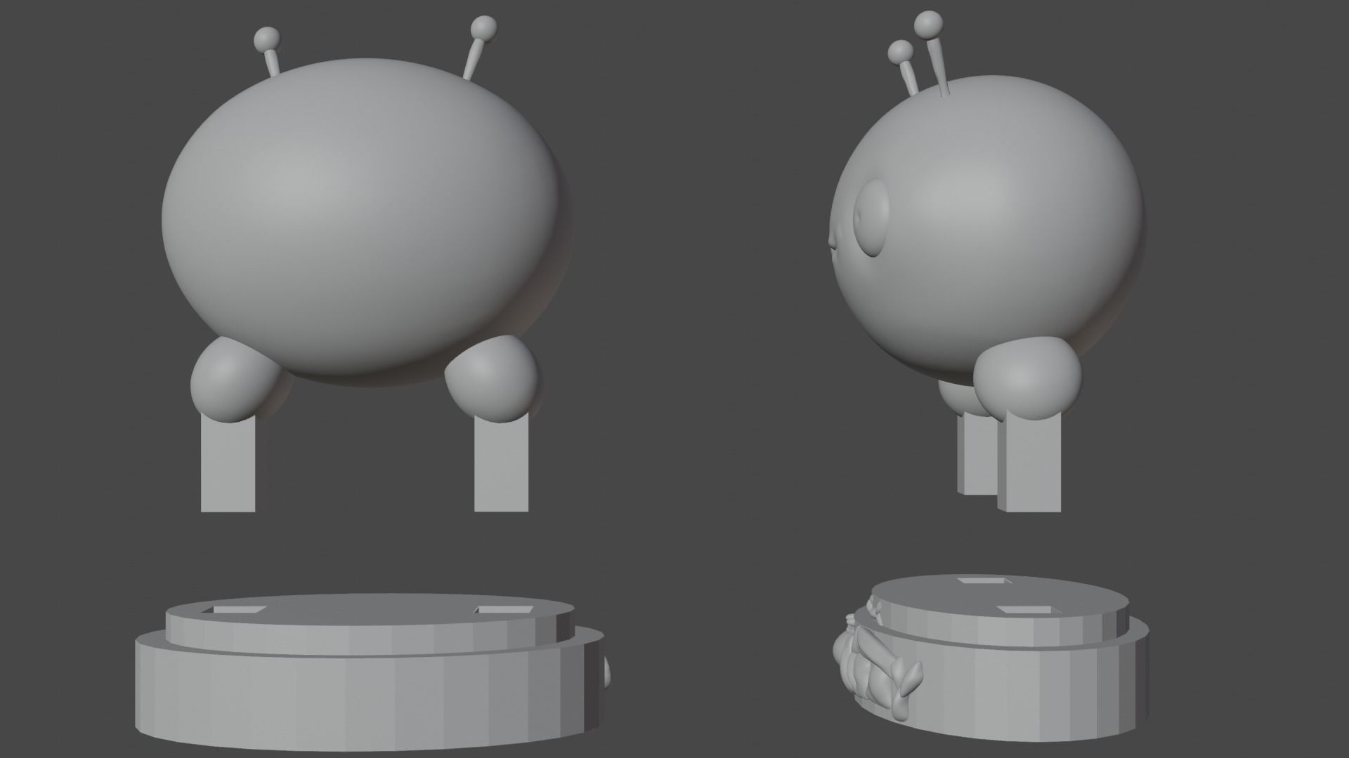 Mooncake final space 3D model 3D printable | CGTrader