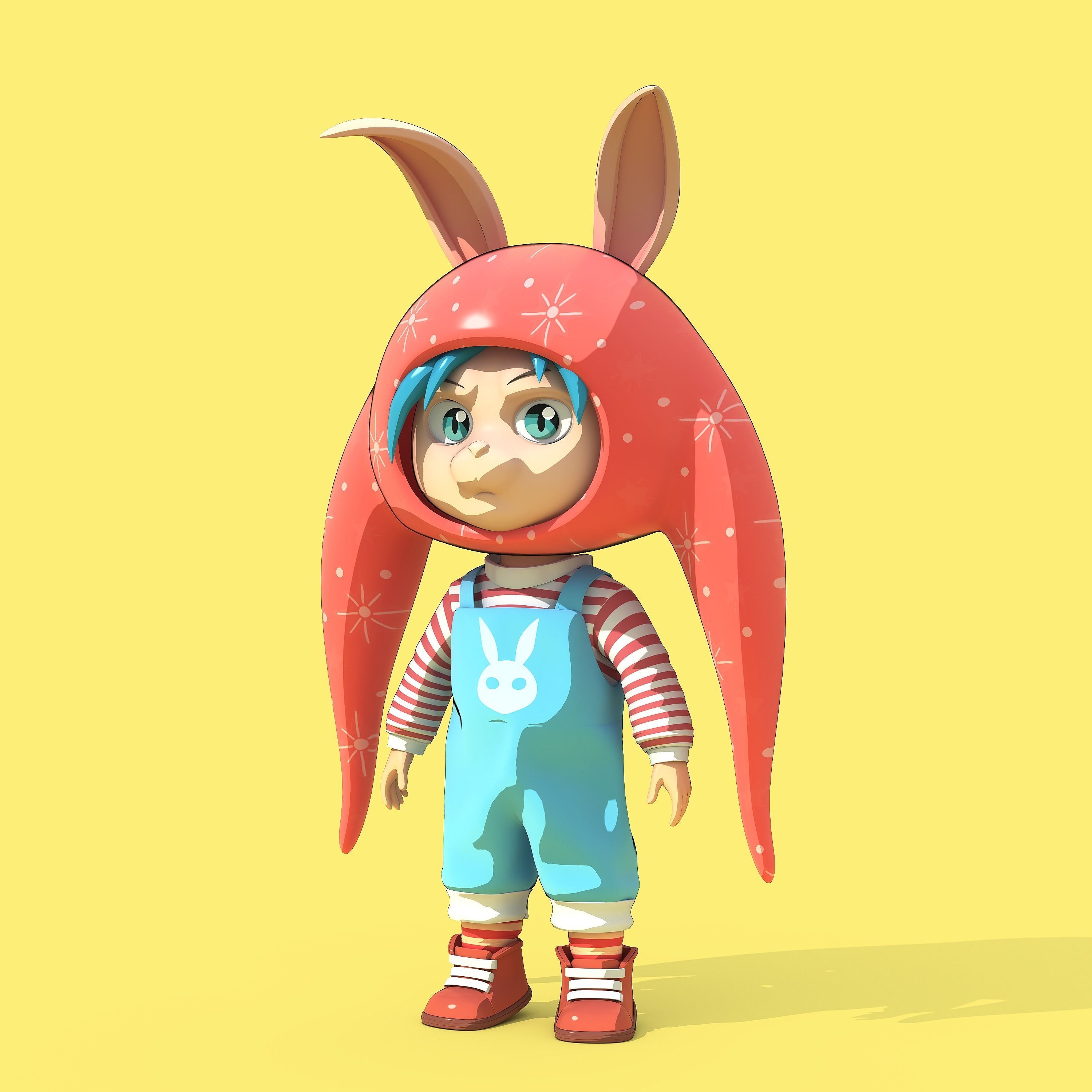 Bunny Collection 1045 3D model | CGTrader