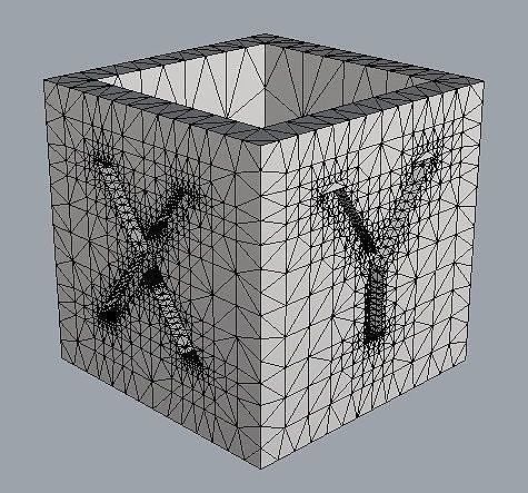 Calibration cube model 2 free 3D model 3D printable | CGTrader