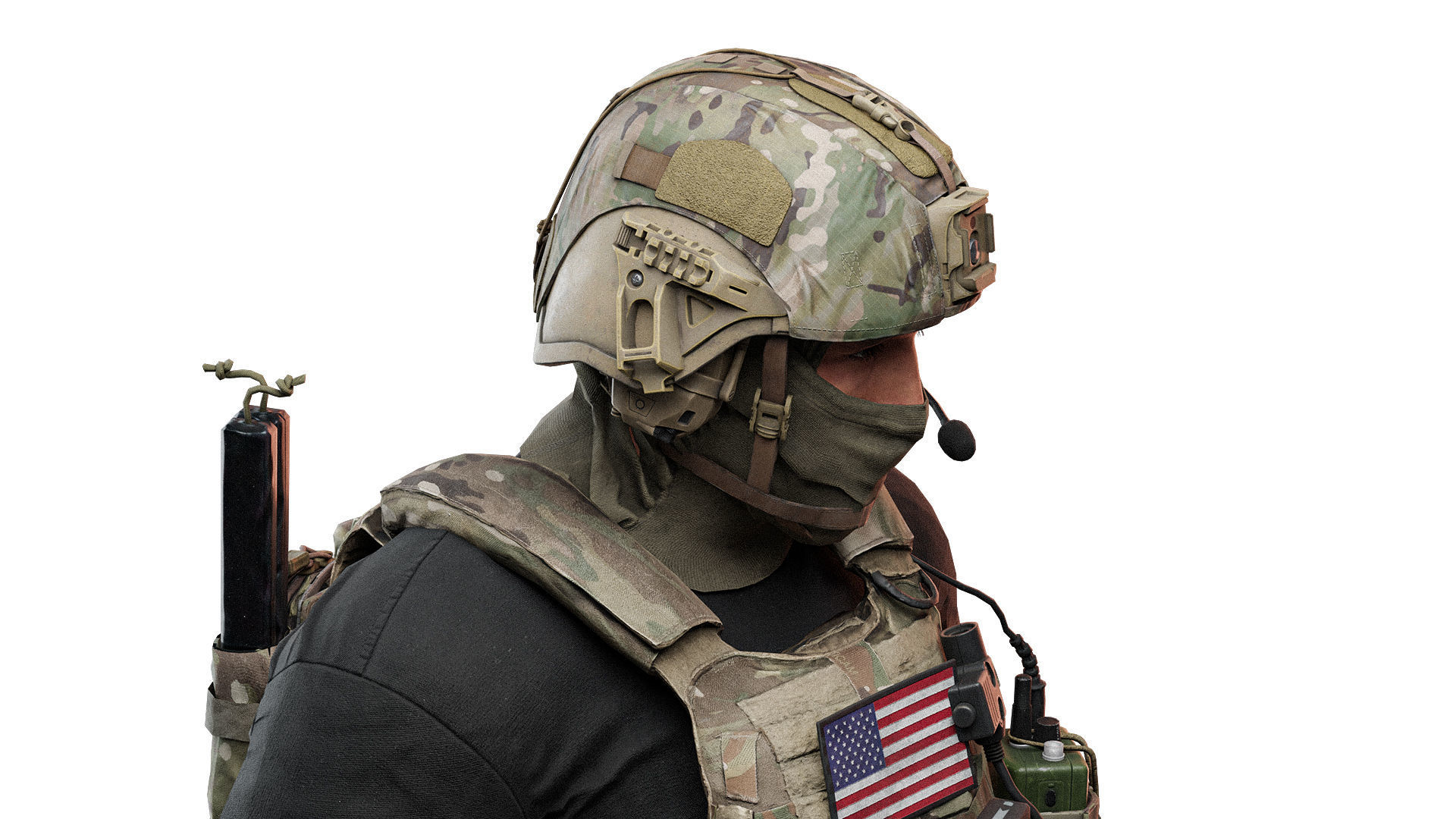 3D model IHPS US ARMY HELMET VR / AR / low-poly | CGTrader