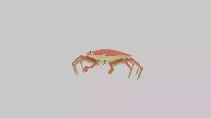 Basic Crab Free Textured free 3D model | CGTrader