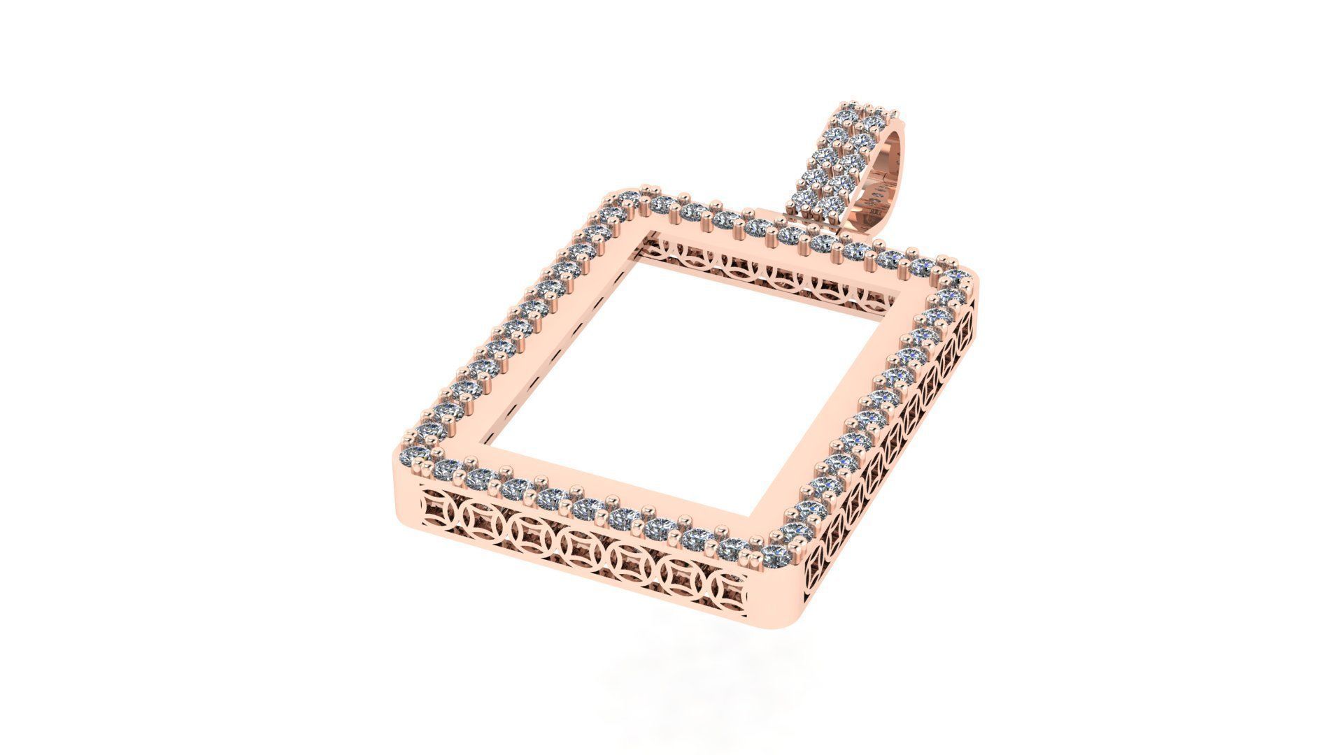 Gold Bar bezel 3D model 3D printable | CGTrader