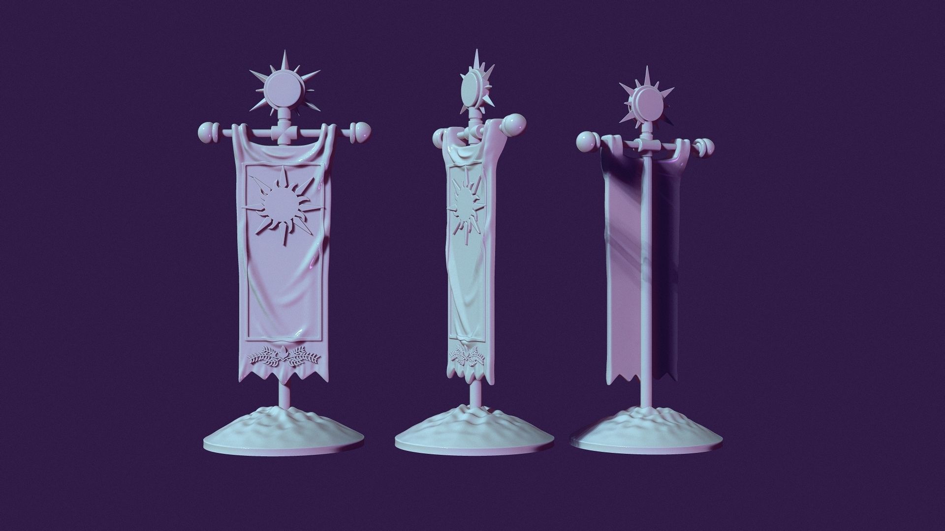 board game banner 3D model 3D printable | CGTrader