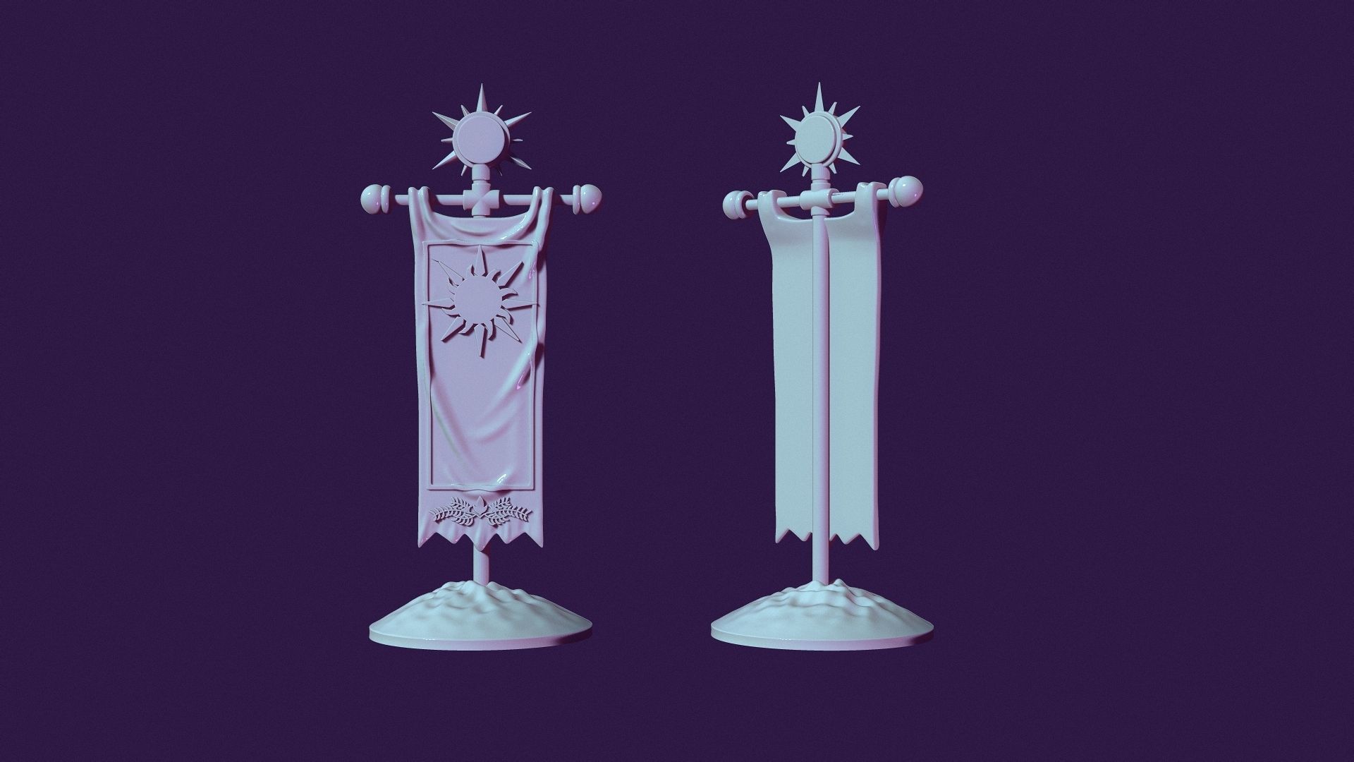 board game banner 3D model 3D printable | CGTrader