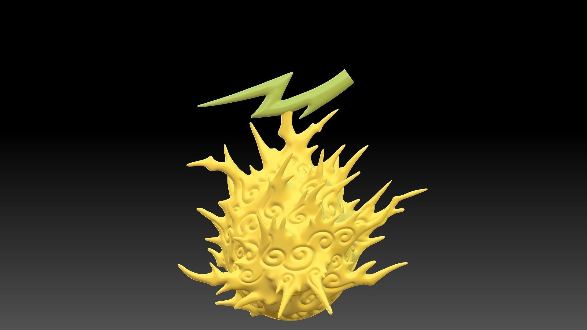 Goro Goro no Mi One Piece Devil Fruit 3D model 3D printable | CGTrader