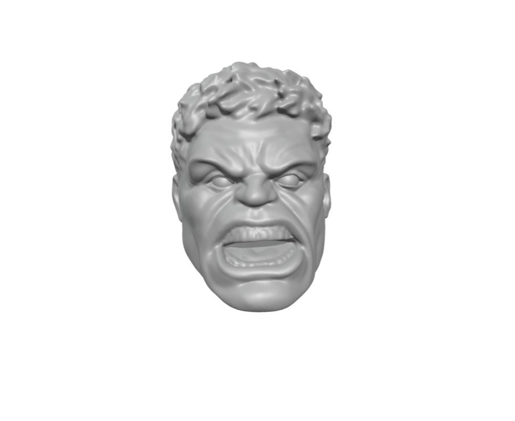 Hulk keychain - head - 3D model 3D printable | CGTrader