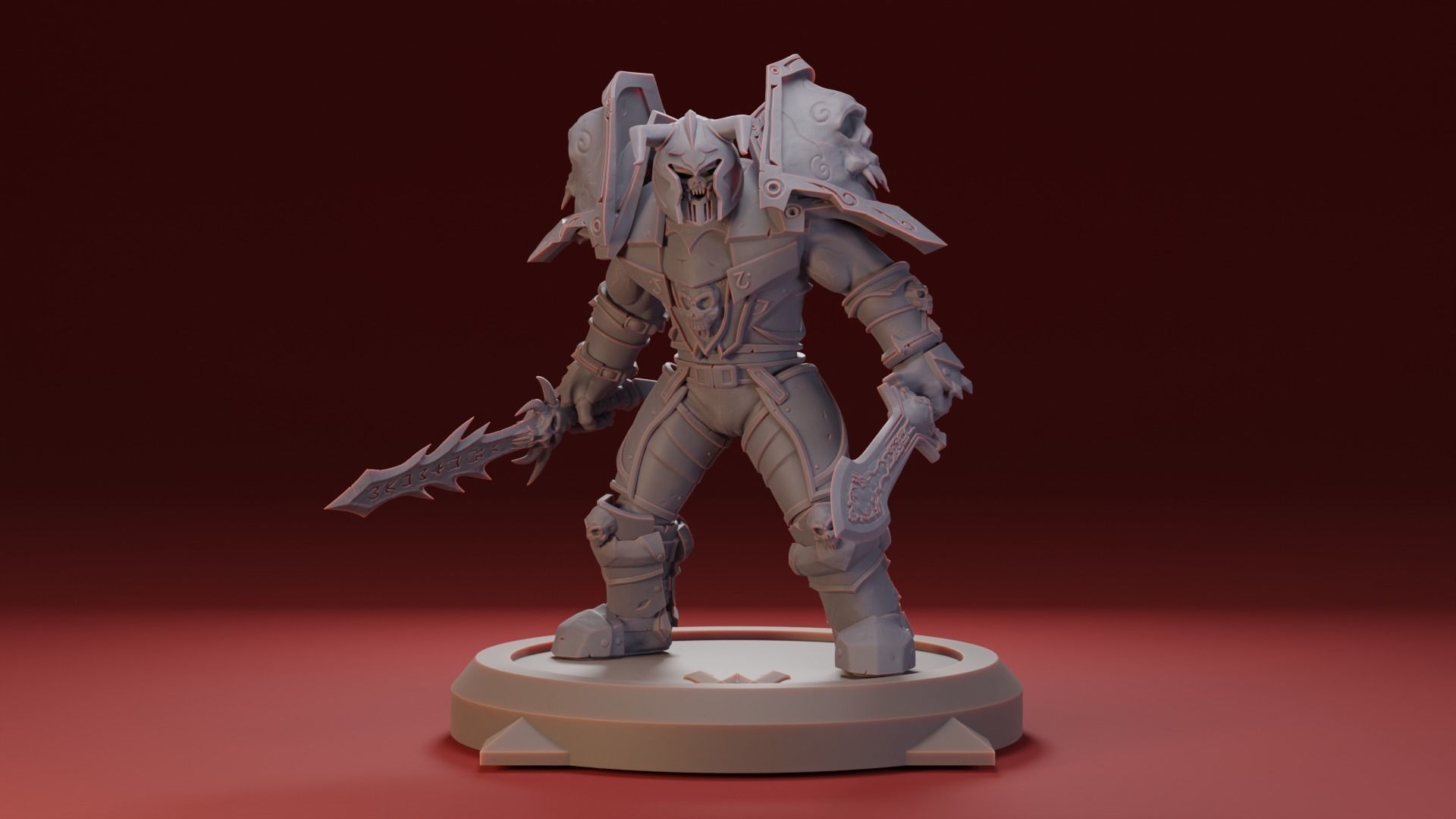 Orc Warrior T2 - World of Warcraft 3D model 3D printable | CGTrader