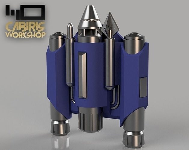 CW84 Heavy Jetpack 3D model 3D printable | CGTrader
