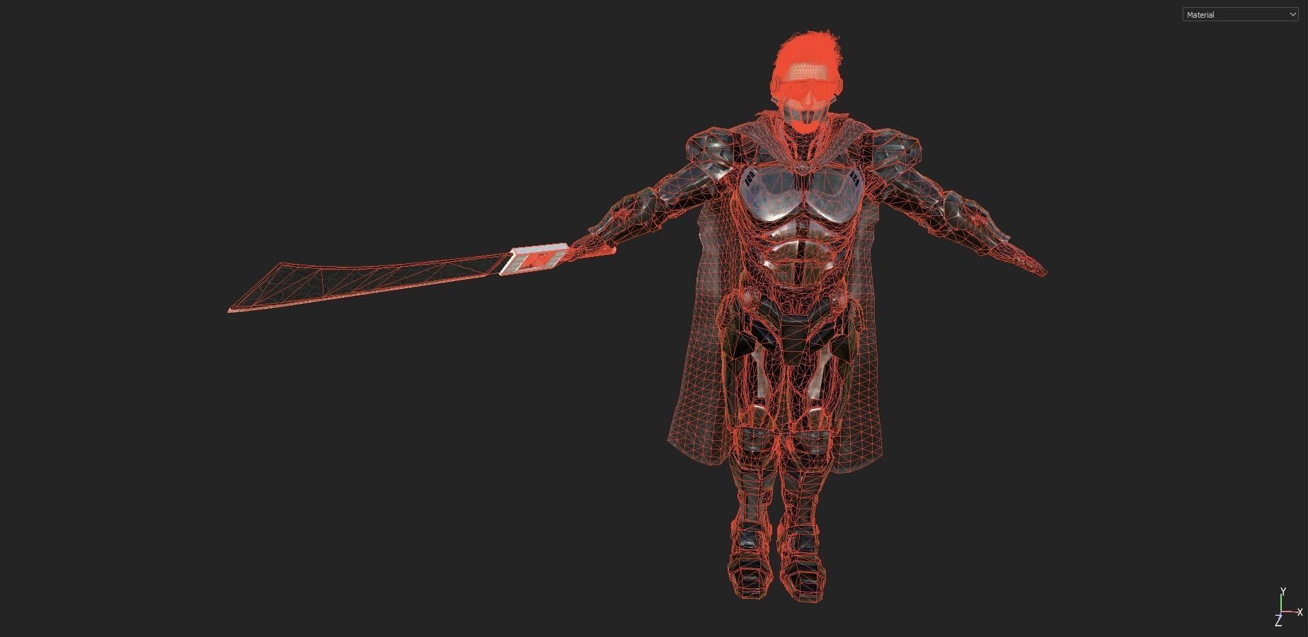 3D model Sci Fi Assassin Character VR / AR / low-poly | CGTrader