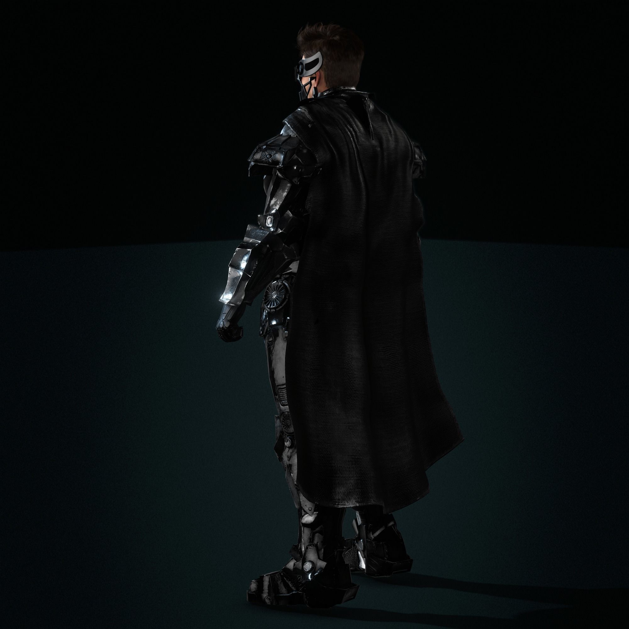 3d Model Sci Fi Assassin Character Vr Ar Low Poly Cgtrader 4247
