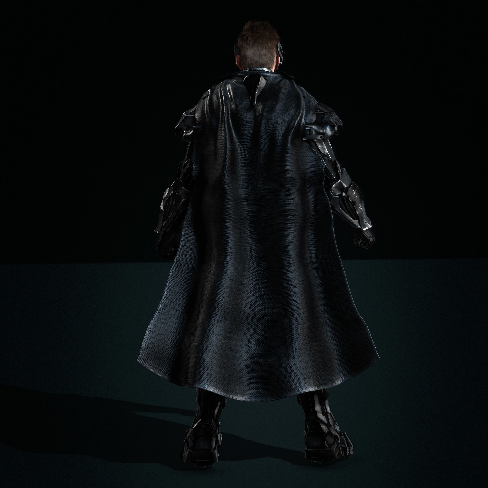 3d Model Sci Fi Assassin Character Vr Ar Low Poly Cgtrader 9818