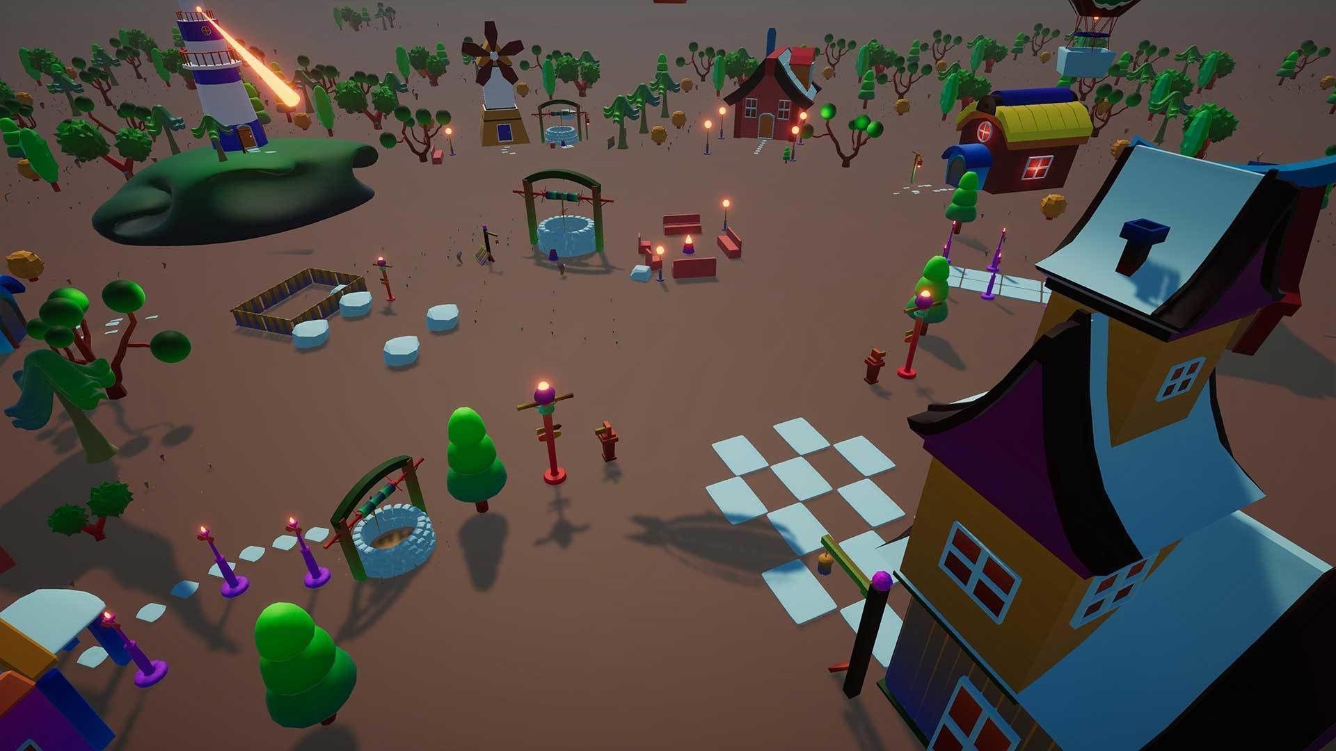 Fantasy Low Poly Environment 3D model | CGTrader