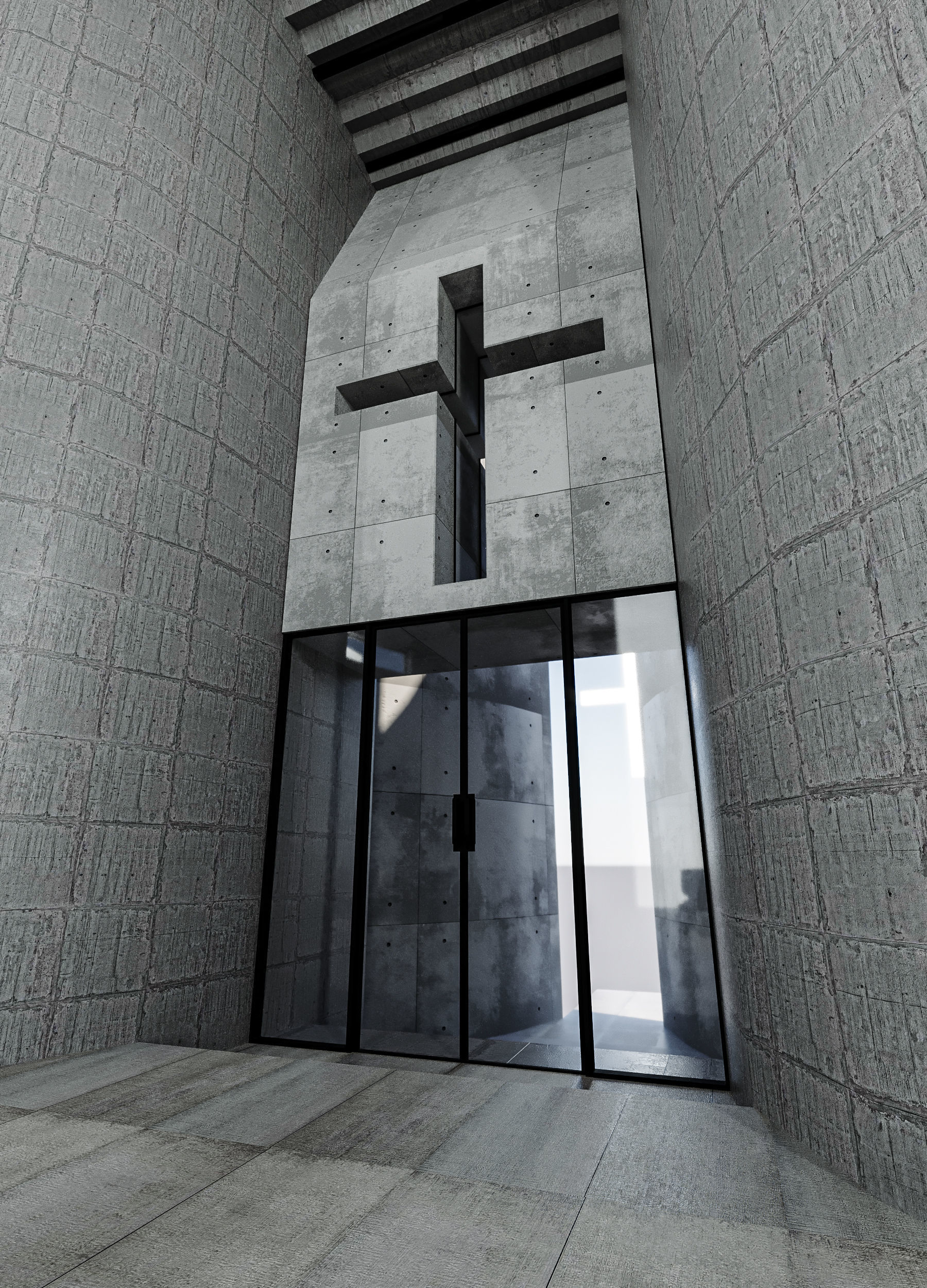 3D model Modern Church With Interior VR / AR / low-poly | CGTrader