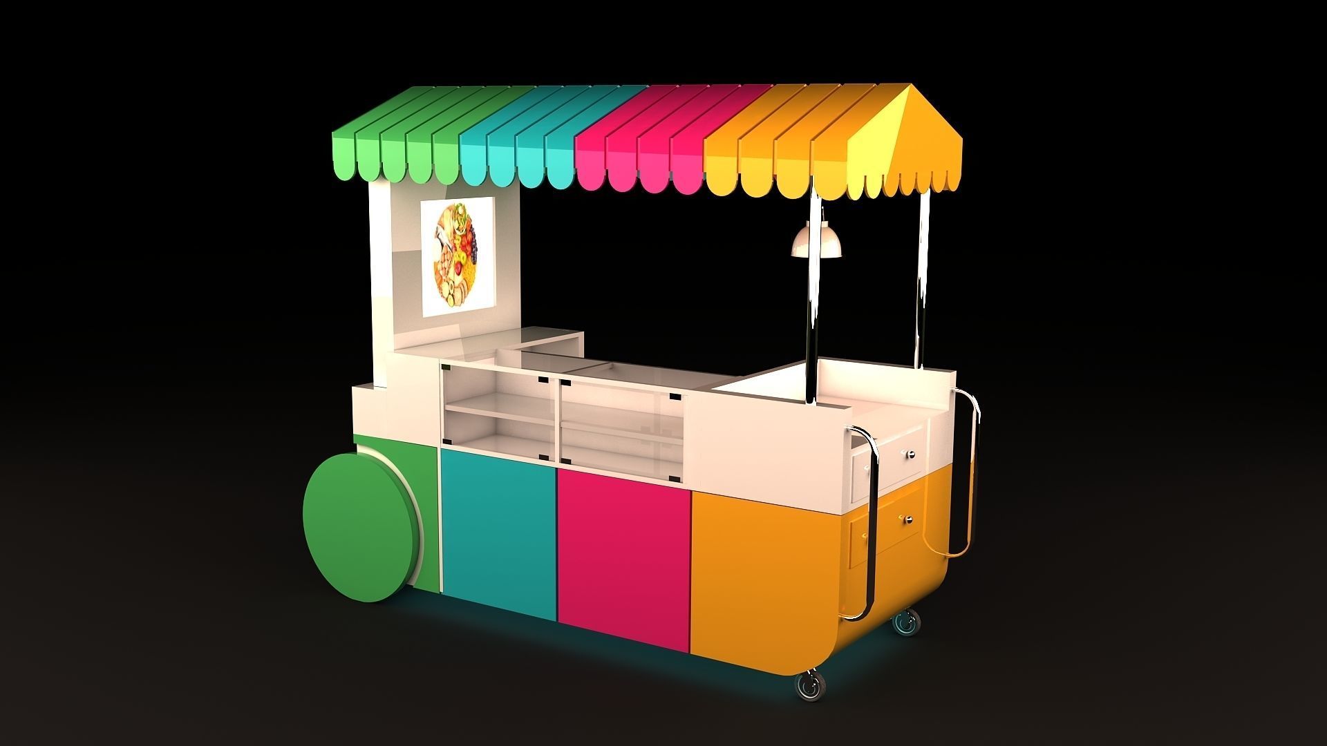 Event stall booth 3D model | CGTrader