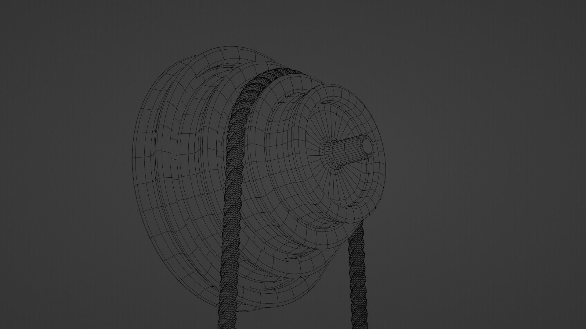 Mechanical Pulley Animated 5 3D model animated | CGTrader